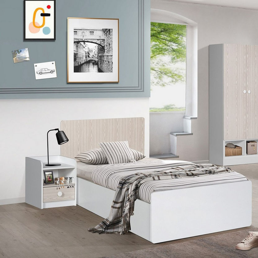 Buy Vanilla Single Bed - 90x190 cm Online in UAE | Homebox Buy Vanilla Single Bed - 90x190 cm Online in UAE | Homebox