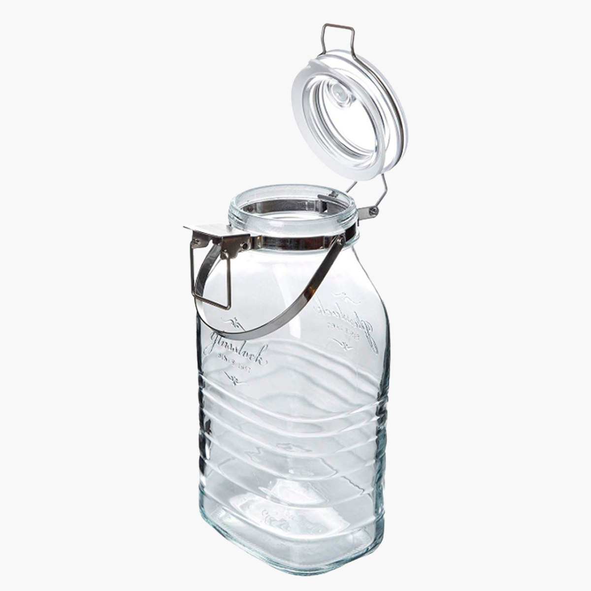 Buy Glasslock Retro Glass Canister - 4000 ml Online in KSA | Homebox