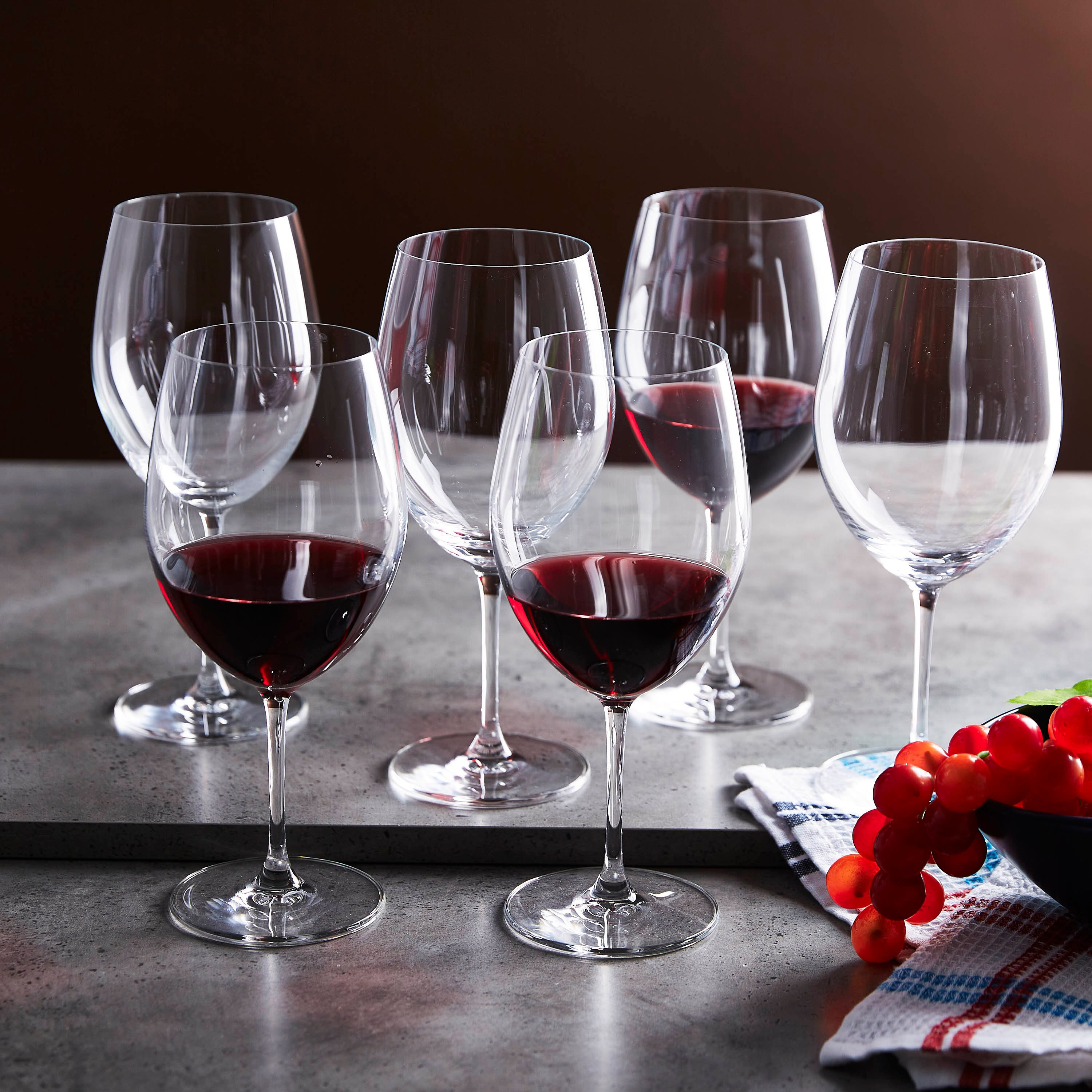 Buy Lucaris Crystal Bangkok Bliss Aqua 6-Piece Stem Glass Set - 365 ml ...