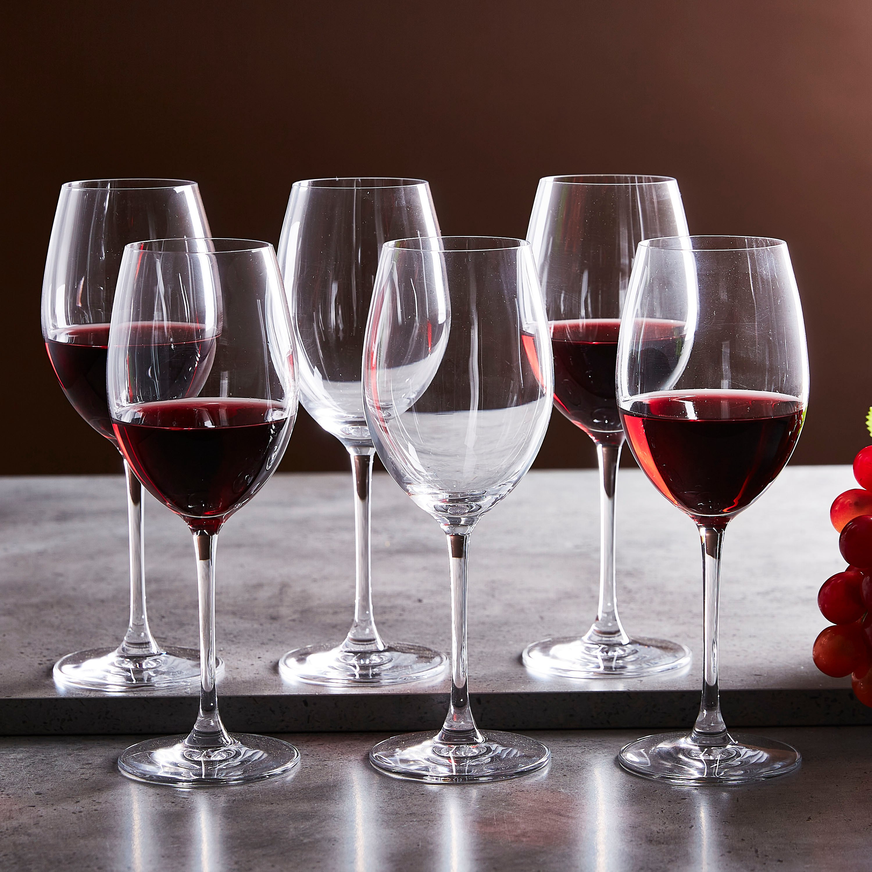 Buy Lucaris Crystal Bangkok Bliss 6-Piece Cabernet Stem Glass Set - 470 ...