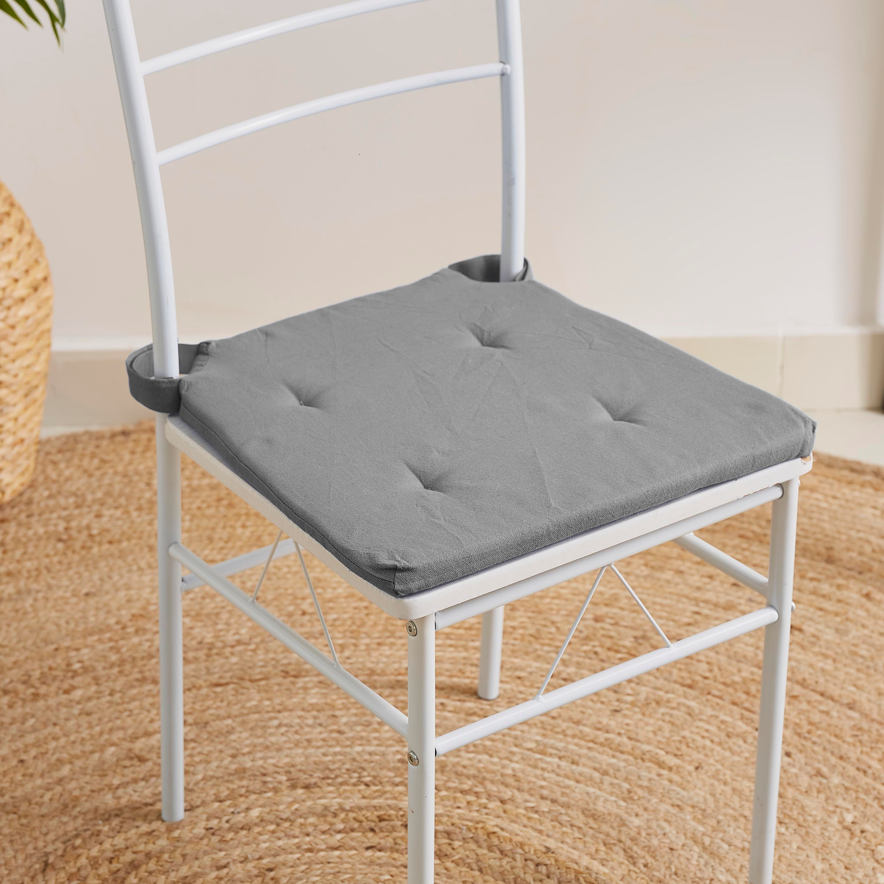 Buy Atlanta Solid Chair Pad - 40x40 cm Online in Bahrain | Homebox