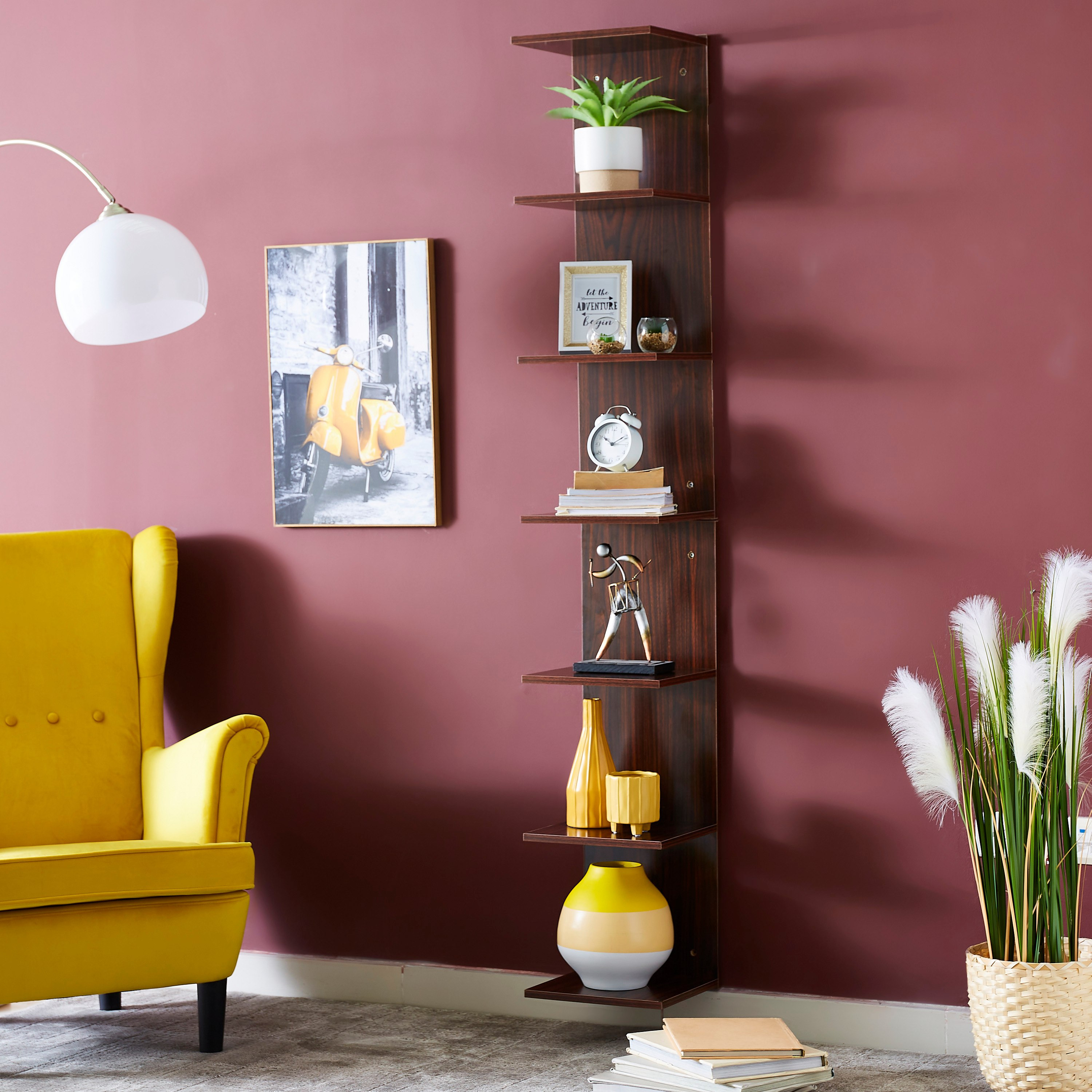 Buy Matilda 7-Tier MDF Shelf - 30x28x190 cm Online in UAE | Homebox