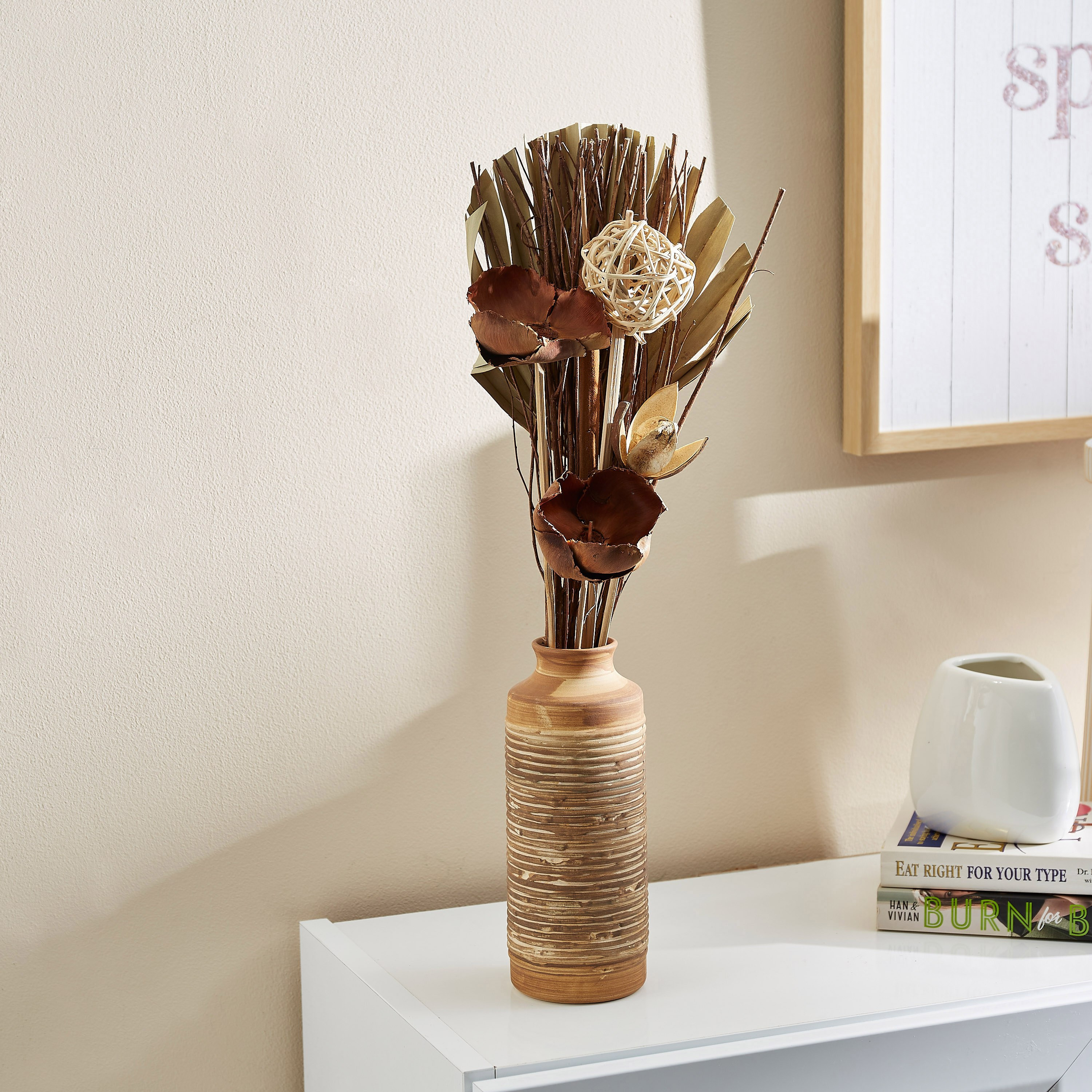 Buy Estelle Flower Arrangement in Ceramic Pot - 8x20 cm Online in UAE ...