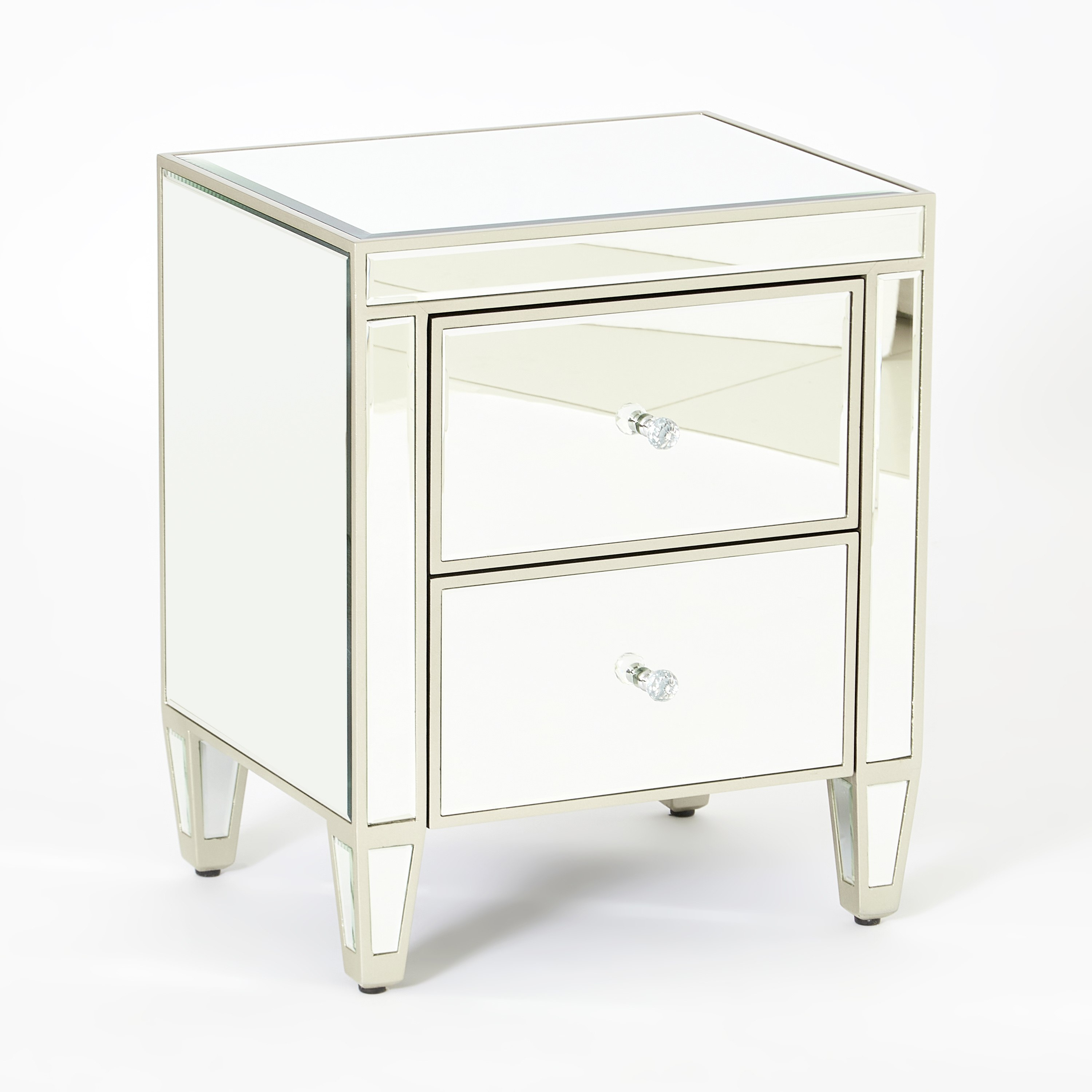 Mirage 2 drawer bedside store