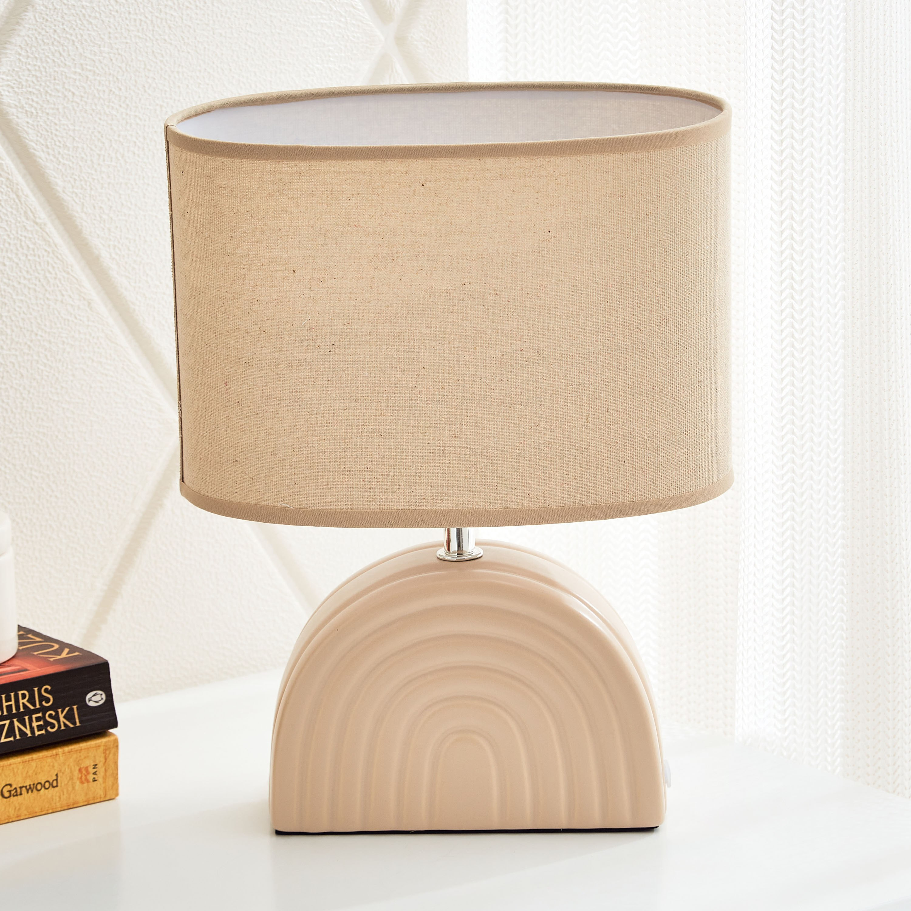 Buy Quo Rainbow Shaped Ceramic Table Lamp - 23x7x32 cm Online in KSA ...