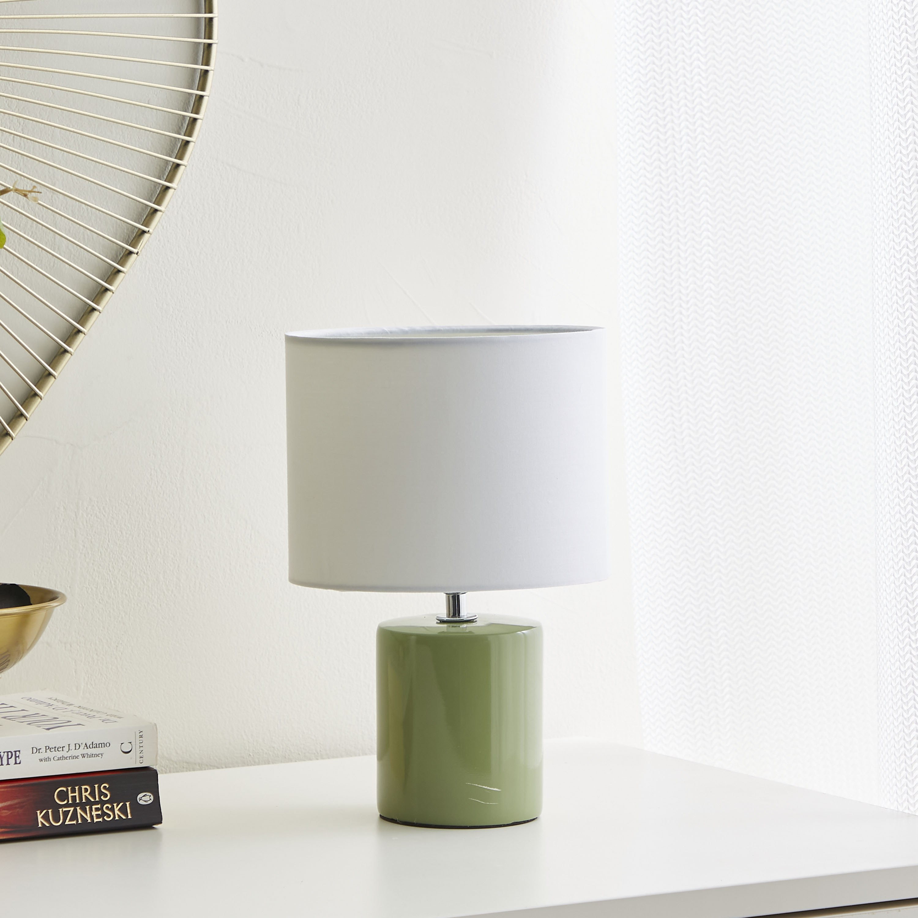 Buy Lumiere Ceramic Facile Lamp - 18x18x28 cm Online in UAE | Homebox