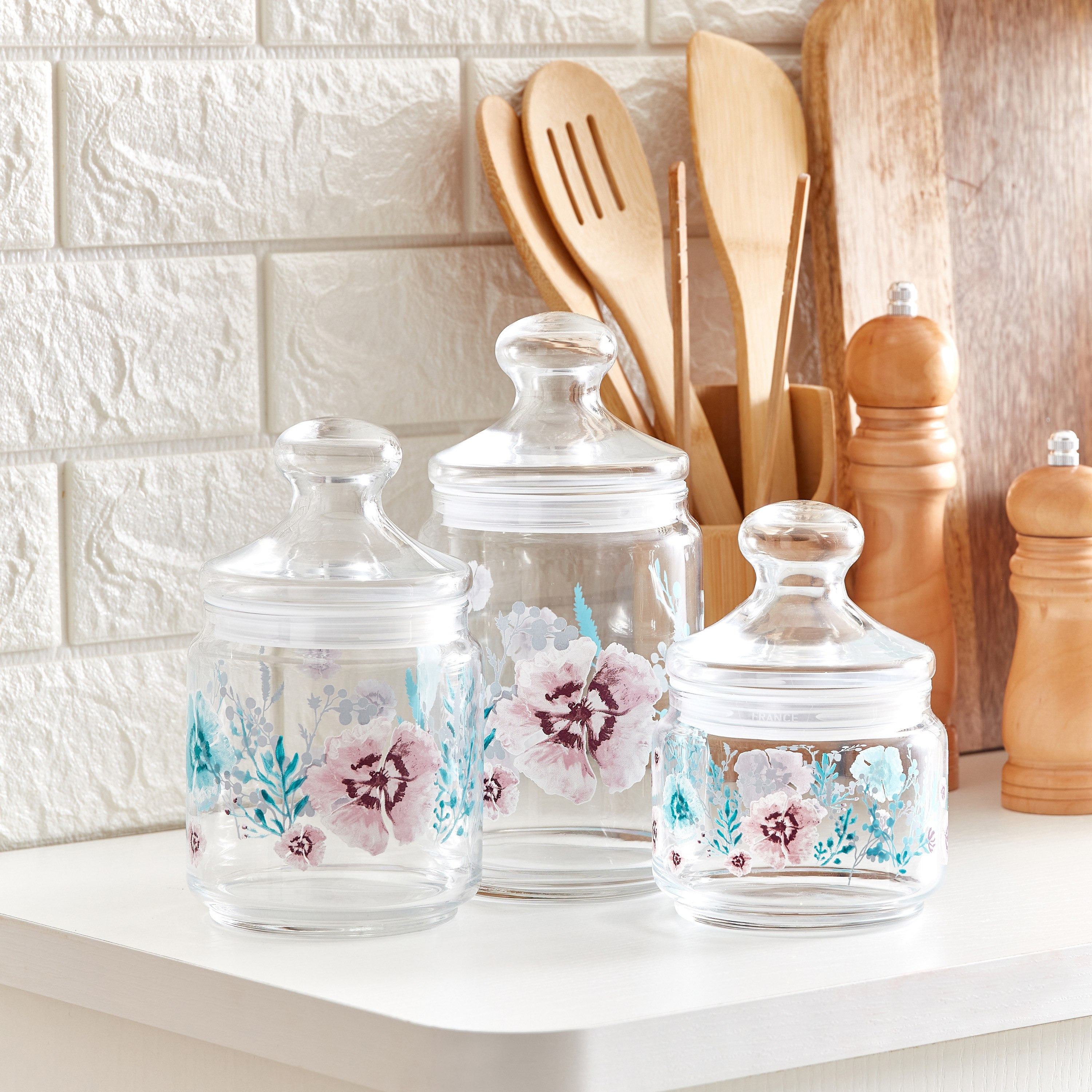 Buy Luminarc Sabline 3-Piece Pot Club Jar Set Online in UAE | Homebox