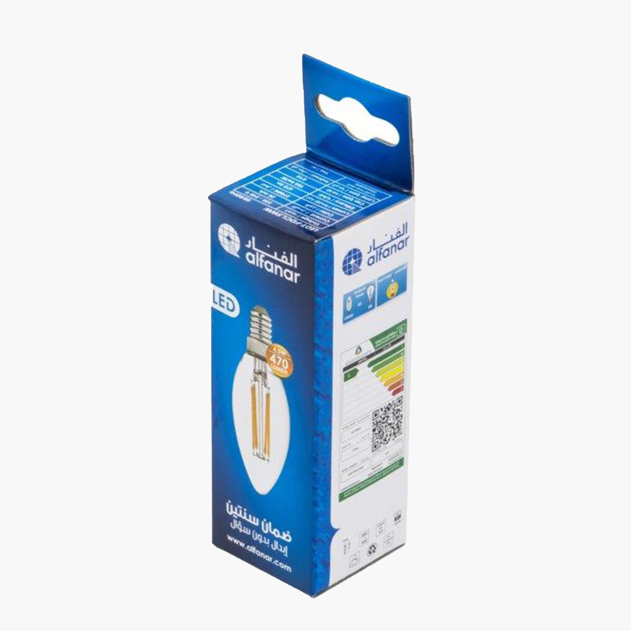 Shop Lumos Dimmable LED Filament Candle Bulb - E14 4.5W 470 lumen ...