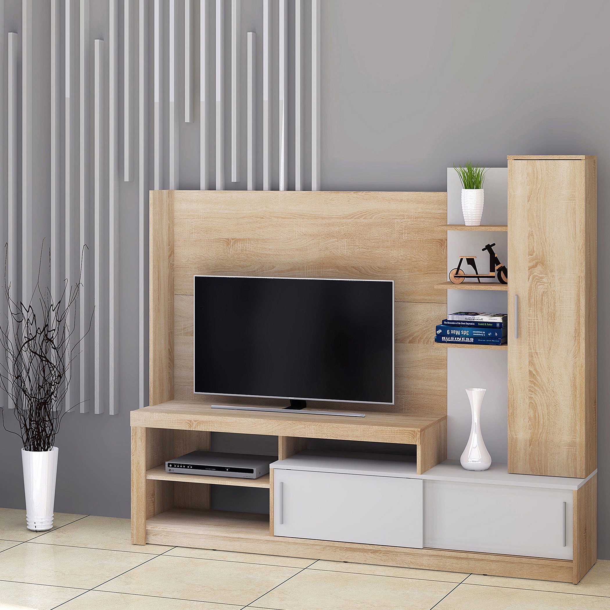 Buy Brook Wall Unit for TVs up to 50 inches Online in KSA Homebox