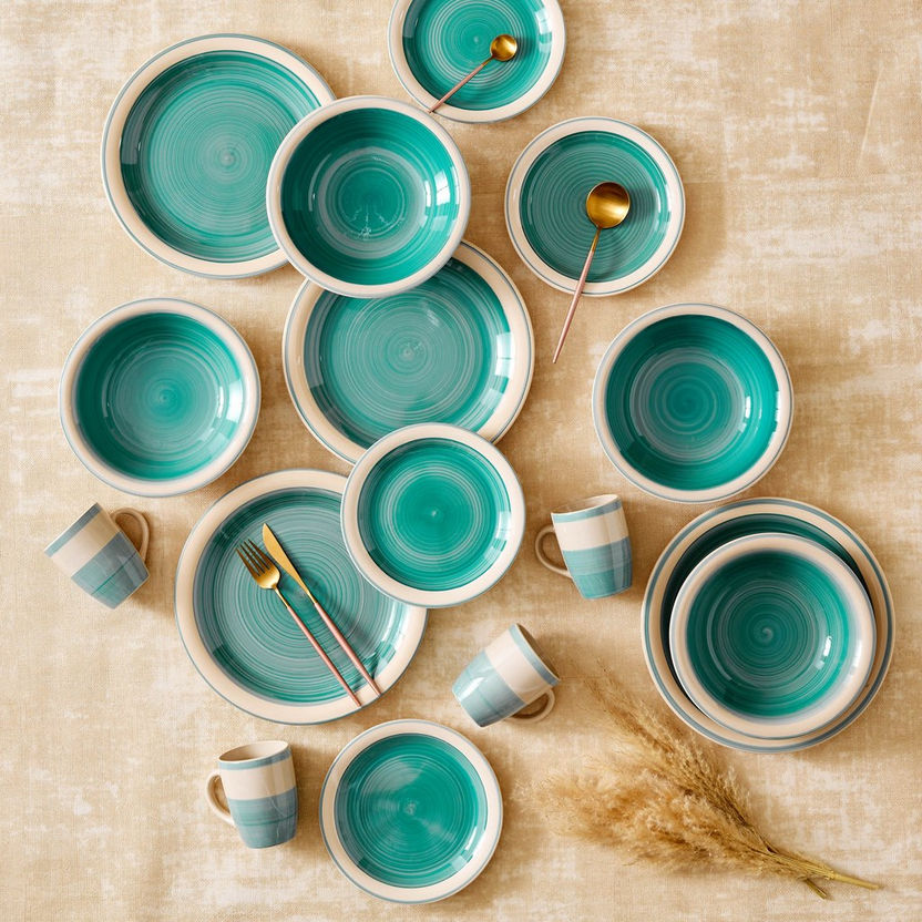 Buy Mora Hand Drawn 16 Piece Stoneware Dinner Set Online In Uae Homebox