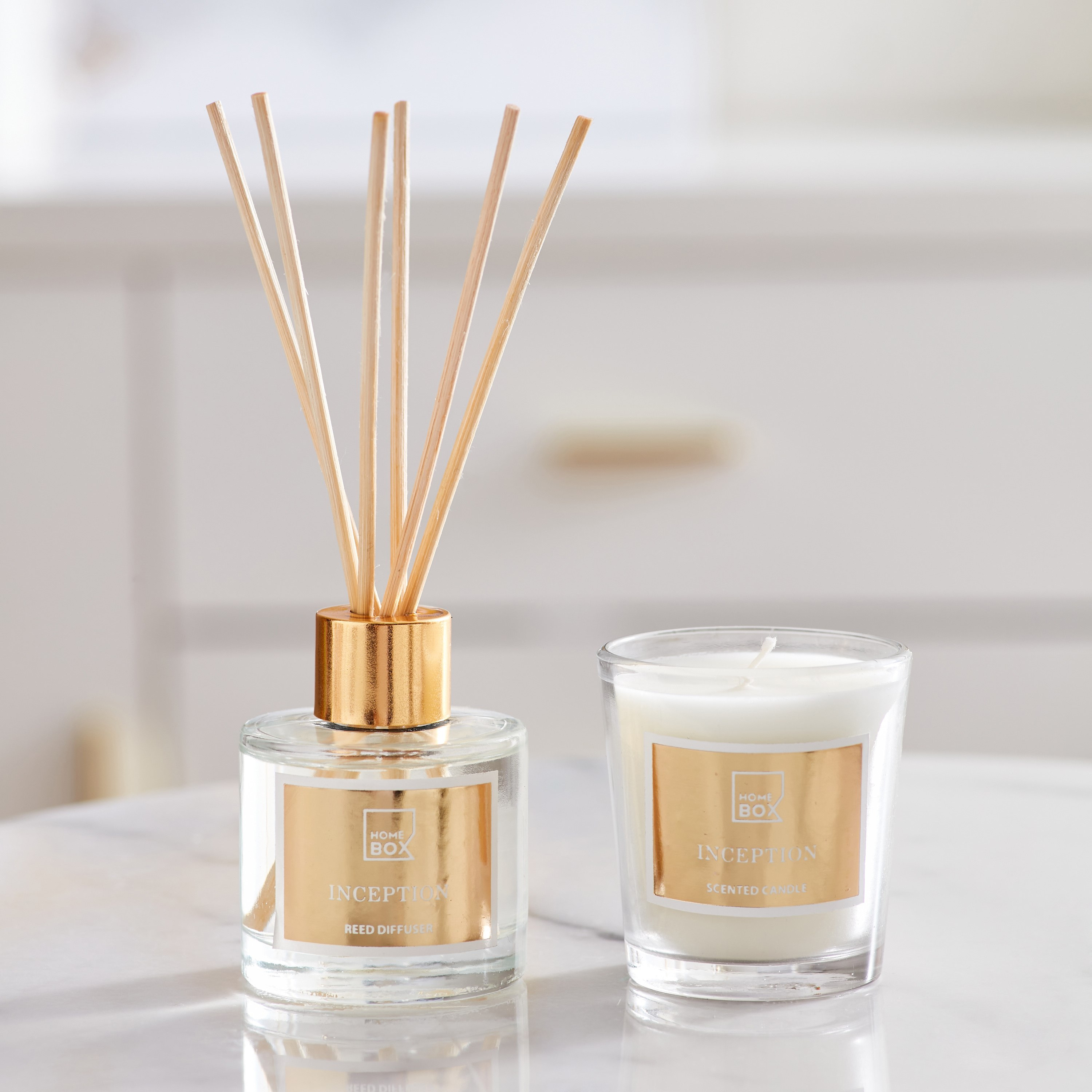 Shop Claire Inception Reed Diffuser and Candle Fragrance Gift Set ...