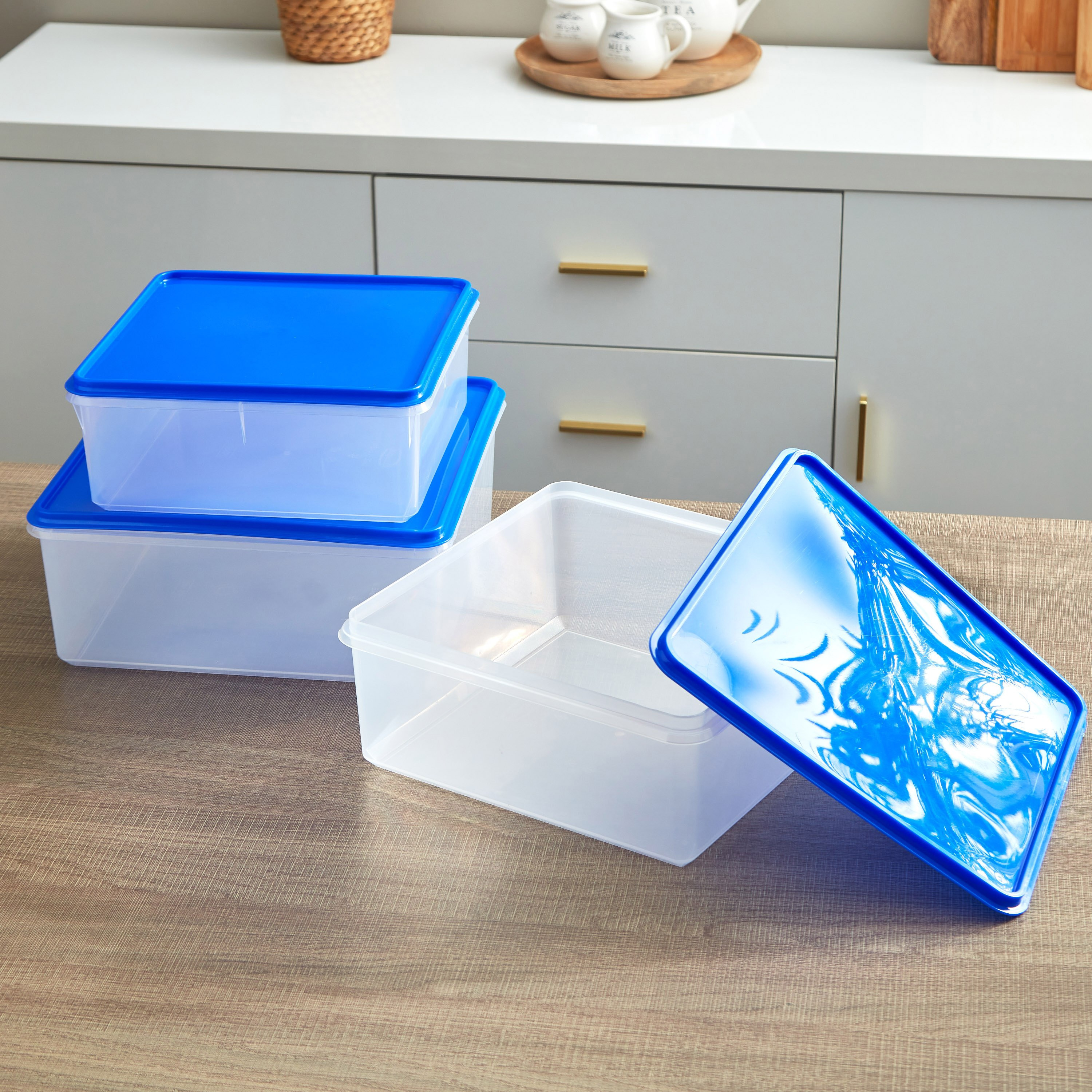 Buy Cosmoplast 3-Piece Food Container with Lids Set Online in UAE | Homebox