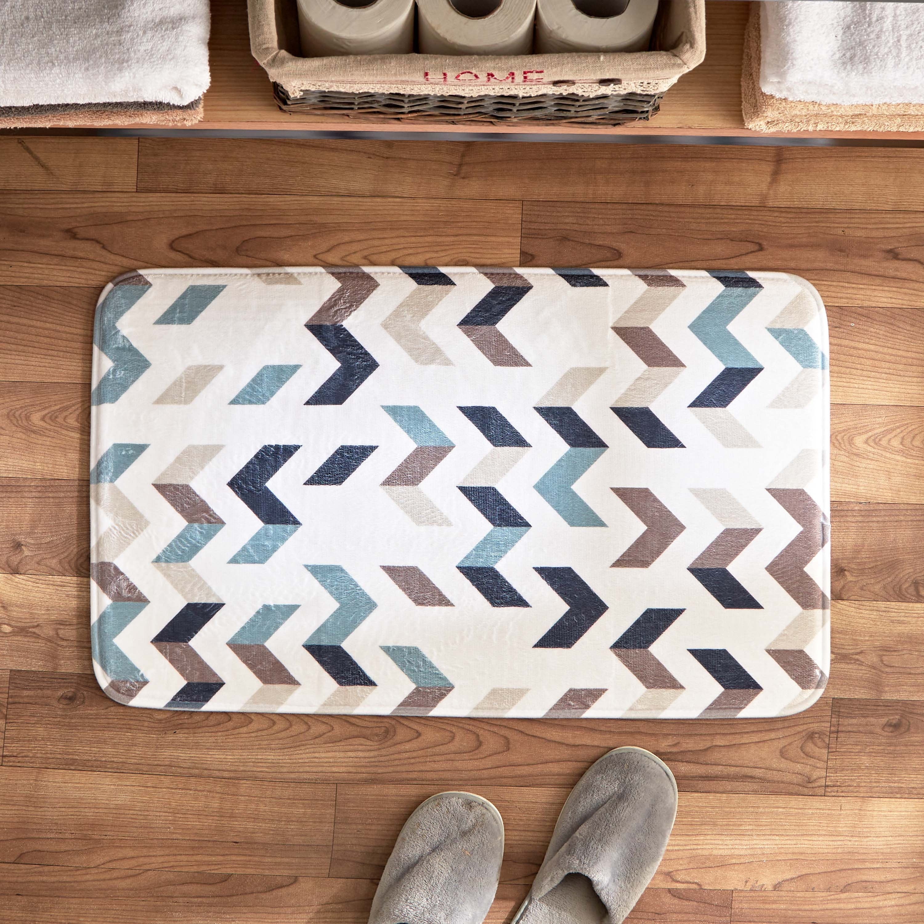 Buy Aurora Avon Foam Printed Bath Mat - 45x75 cm Online in Qatar | Homebox