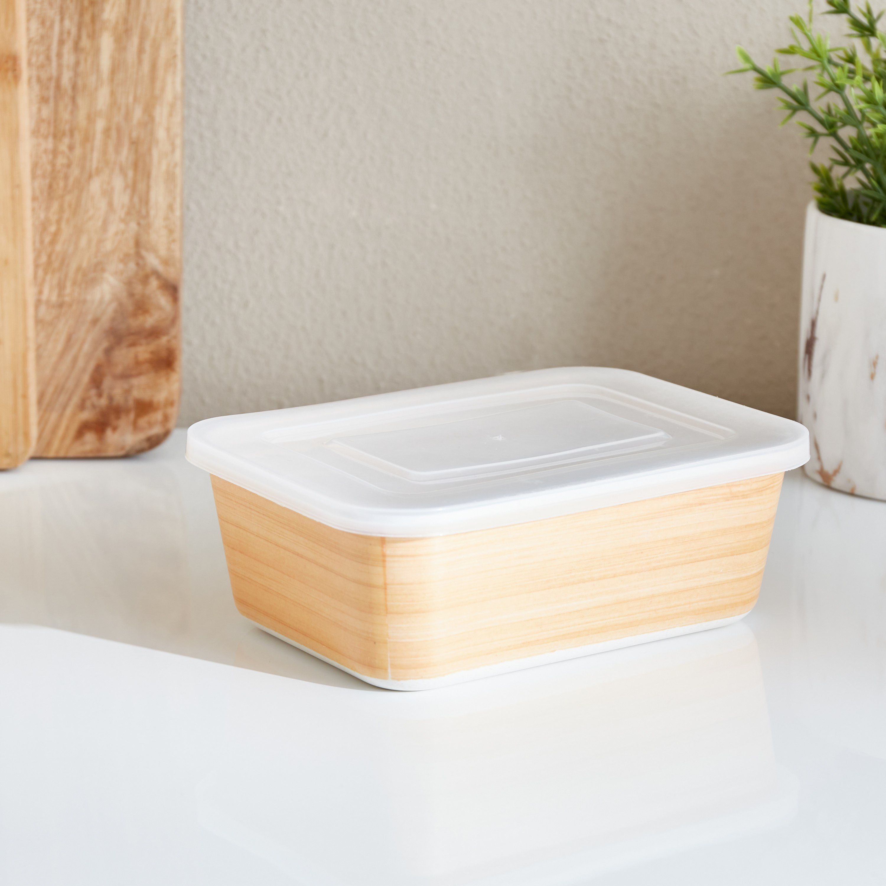 Buy Feast Bamboo Fibre Container - 12x12x16 cm Online in UAE | Homebox