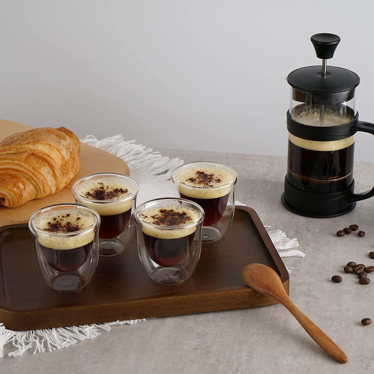 Buy Zen Double Wall Espresso Tea Coffee Cup - Set of 6 Online in KSA ...