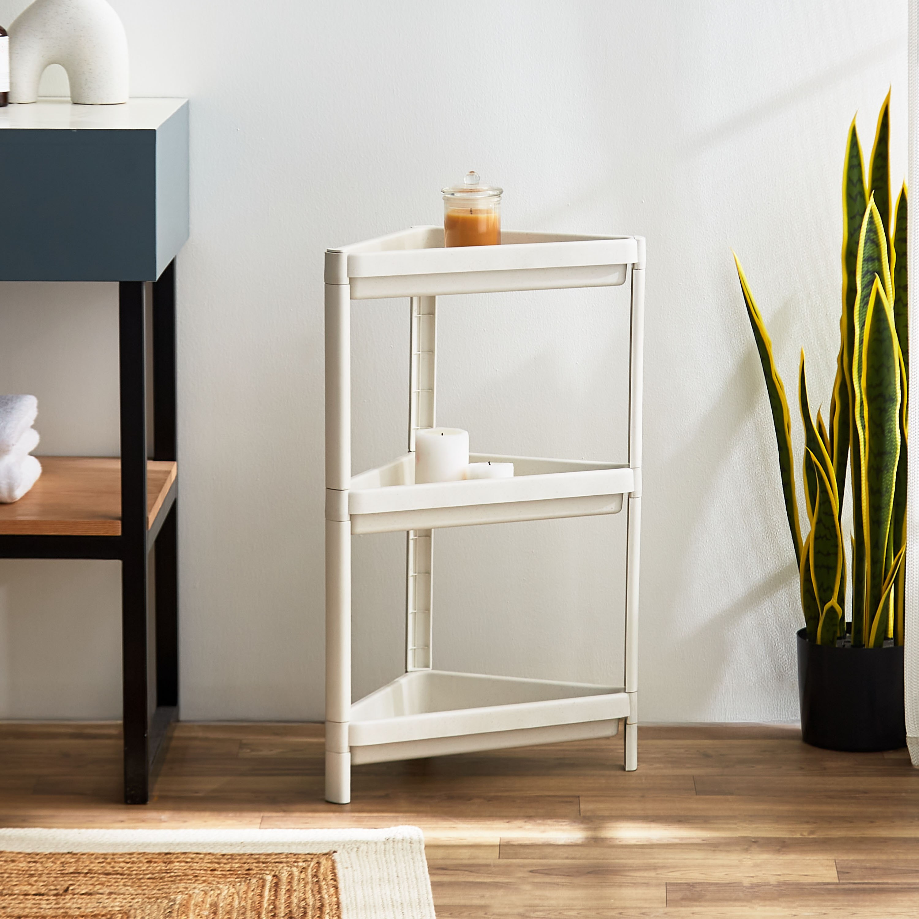 Buy Allure Bios Triangle 3-Tier Storage Rack - 44x27x72 cm Online in ...