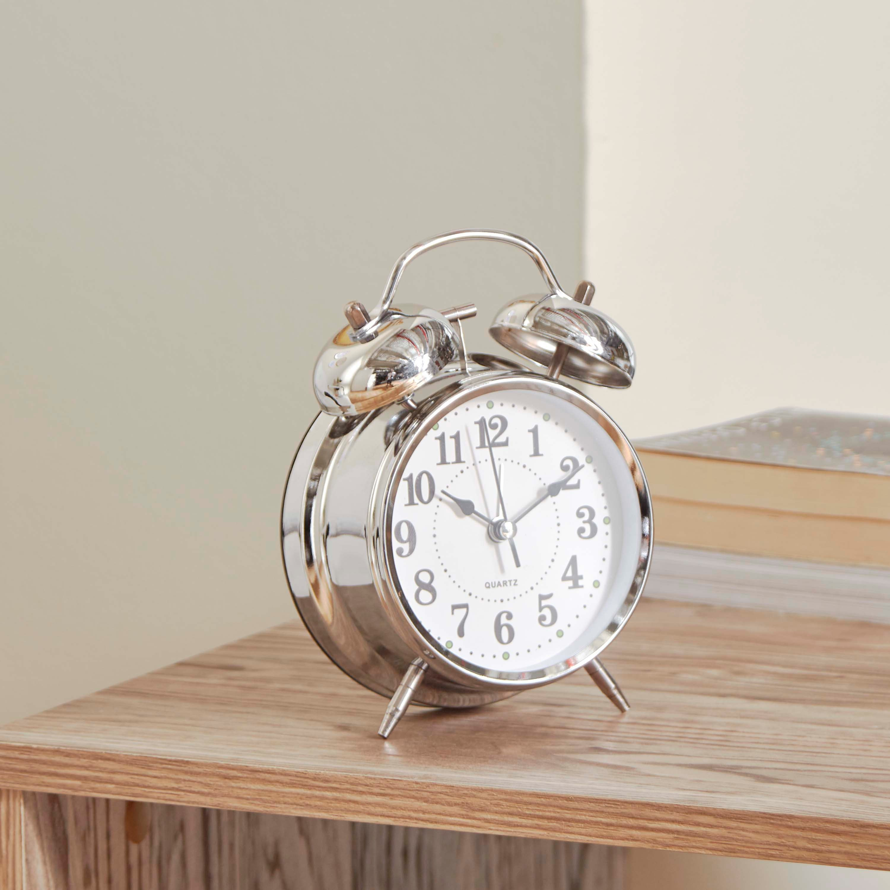 Buy Zoa Metal Painted Alarm Clock - 18x10 cm Online in UAE | Homebox