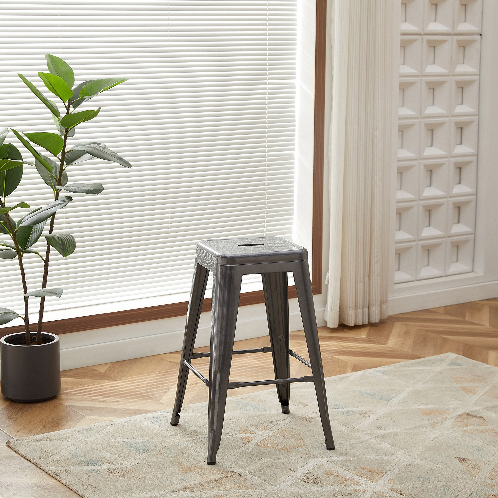 Buy Urban Tolix Large Metal Bar Stool Online in Bahrain | Homebox