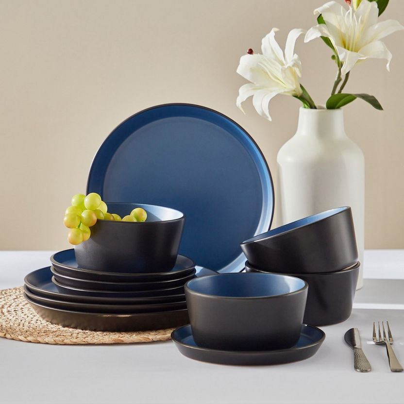 Buy Ocean Odyssey 18 Piece Dual Tone Stoneware Dinner Set Online In Uae