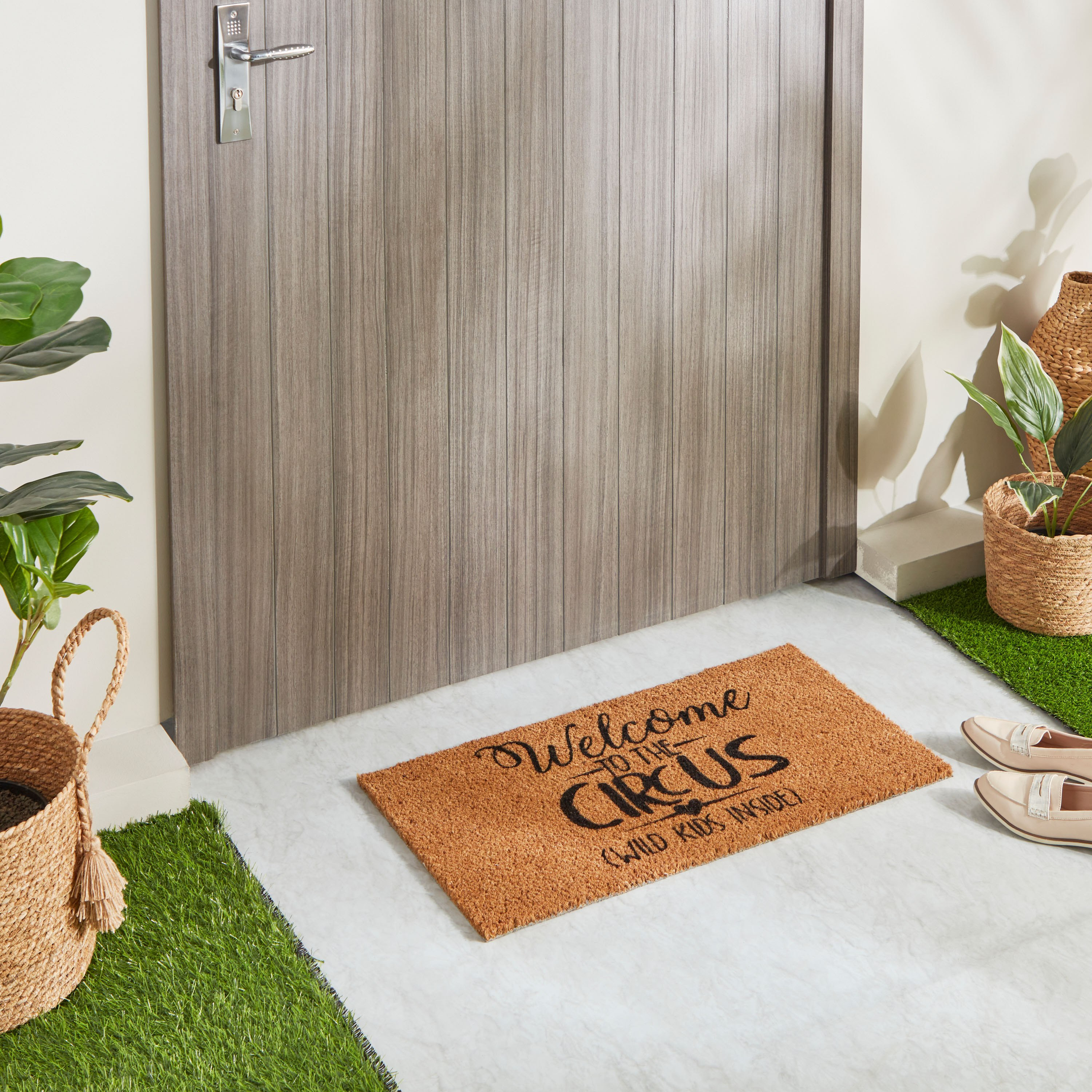 Buy Circus Printed Coir Doormat with Latex Back - 40x75 cm Online in ...