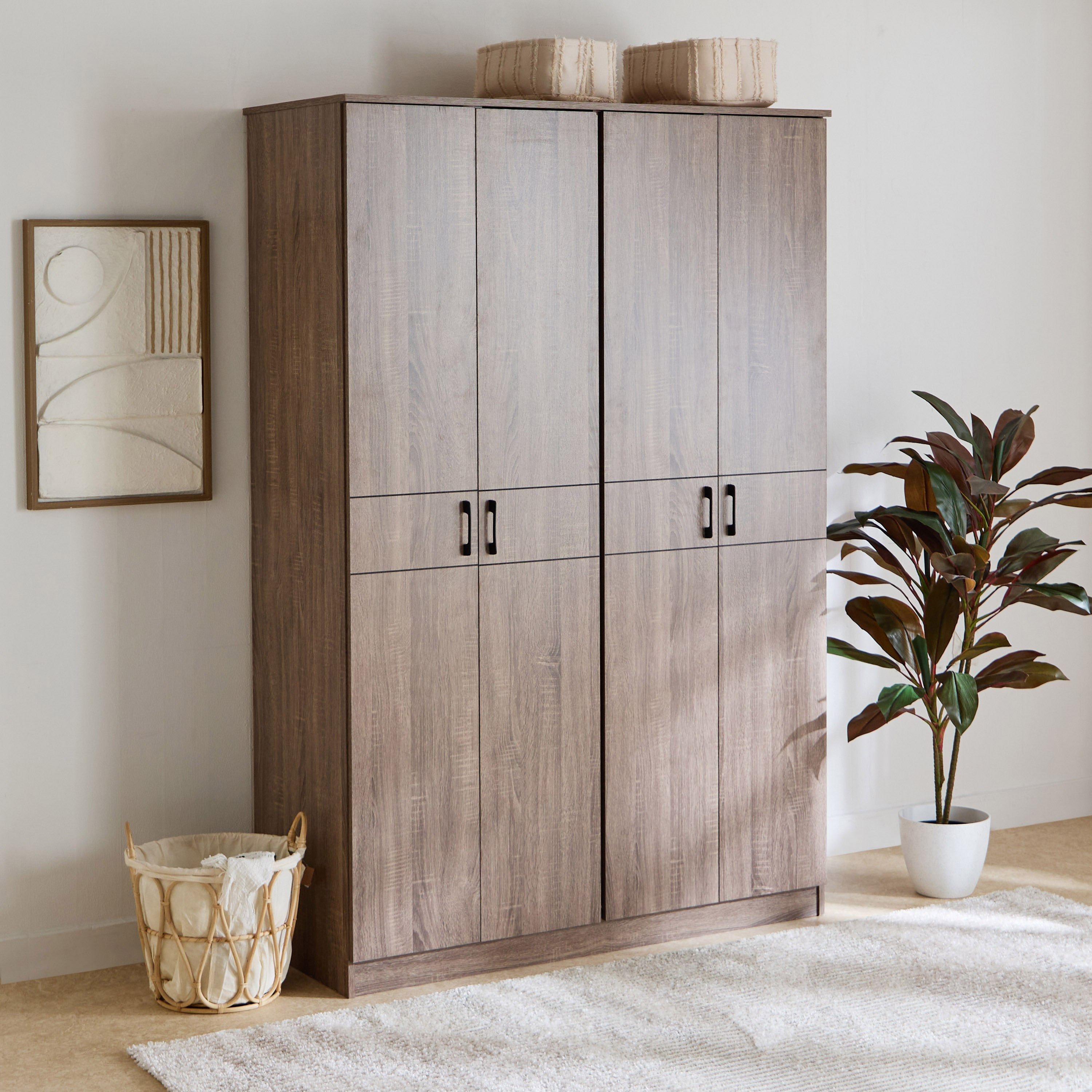 Buy Oasis 4 Door Wardrobe Online in UAE Homebox