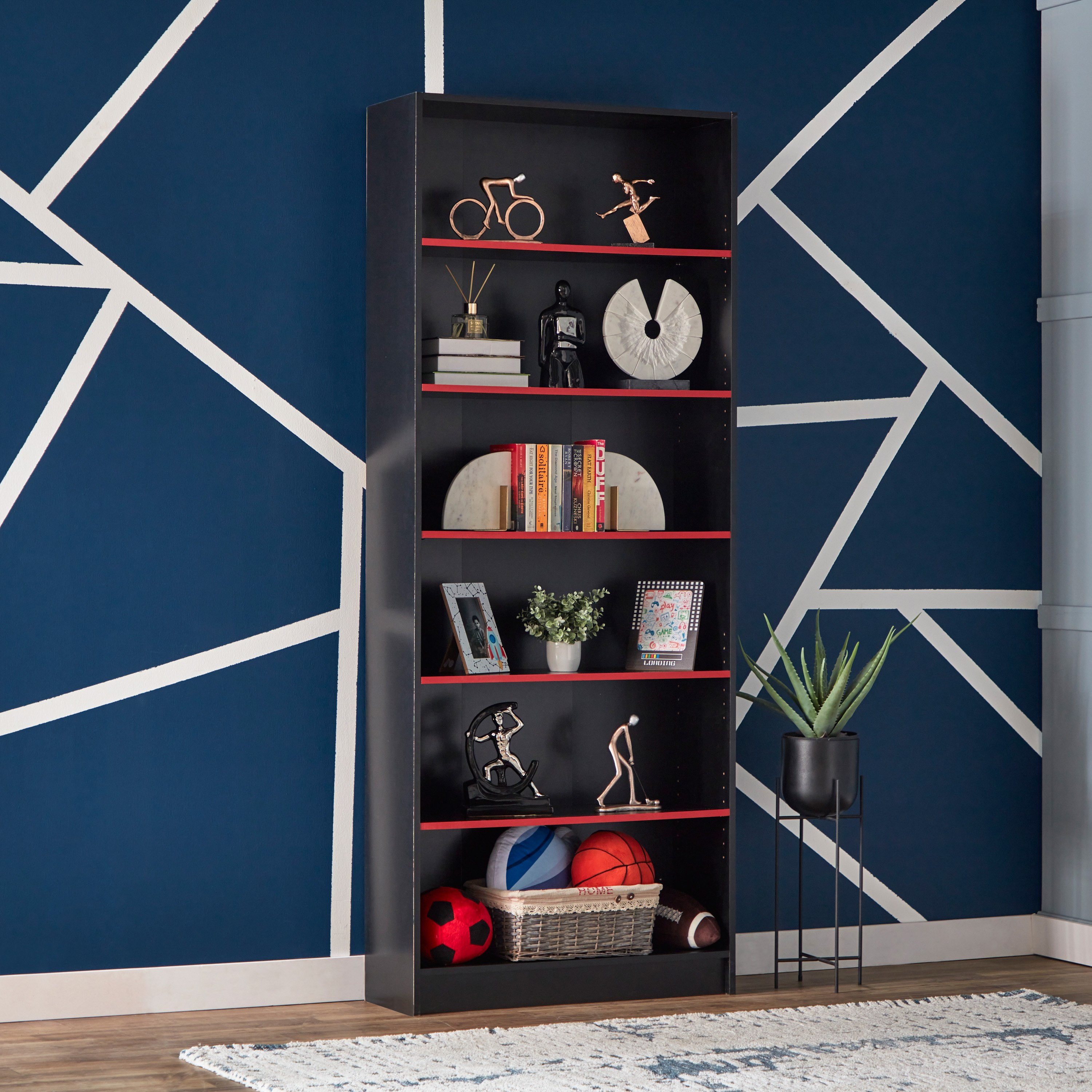 Buy Alford Avian 6-Tier Bookcase Online in Bahrain | Homebox