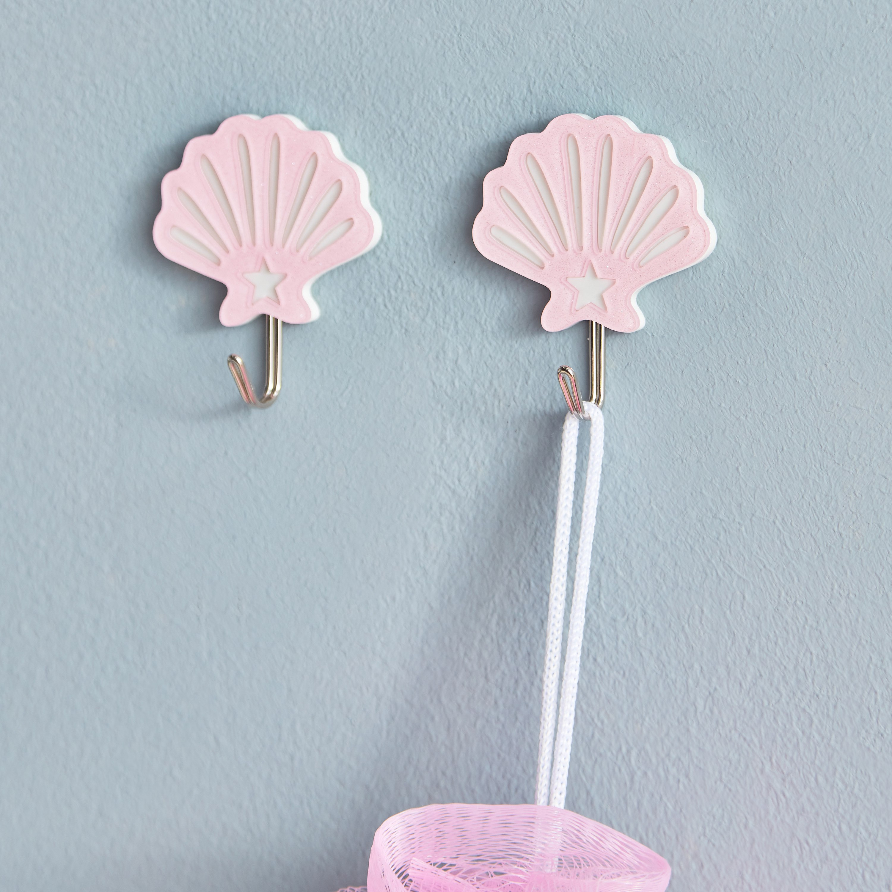 Buy Shells 2-Piece Hook Set - 10x20x1.5 cm Online in KSA | Homebox