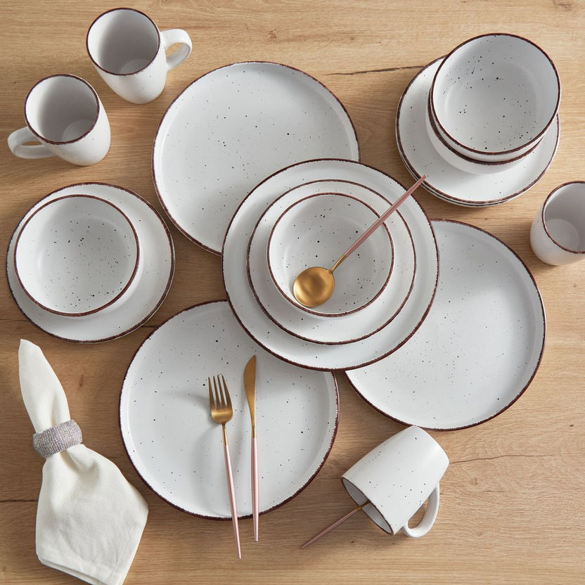 Buy Eleganza 16 Piece Stoneware Dinner Set Online In Uae Homebox