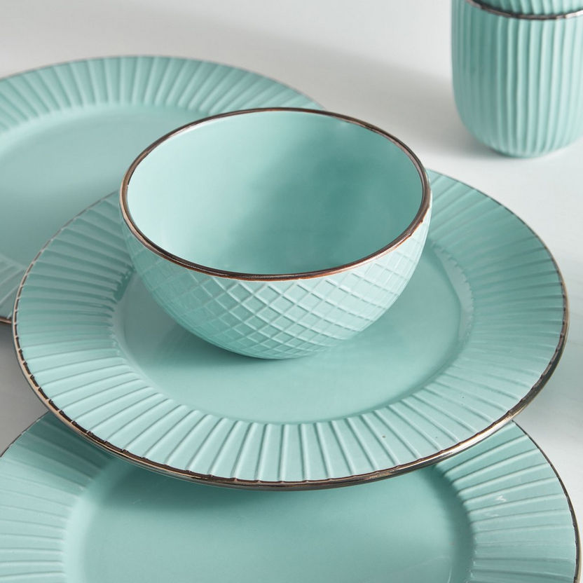 Buy Eleganza 12 Piece Stoneware Dinner Set Serves 4 Online In Uae