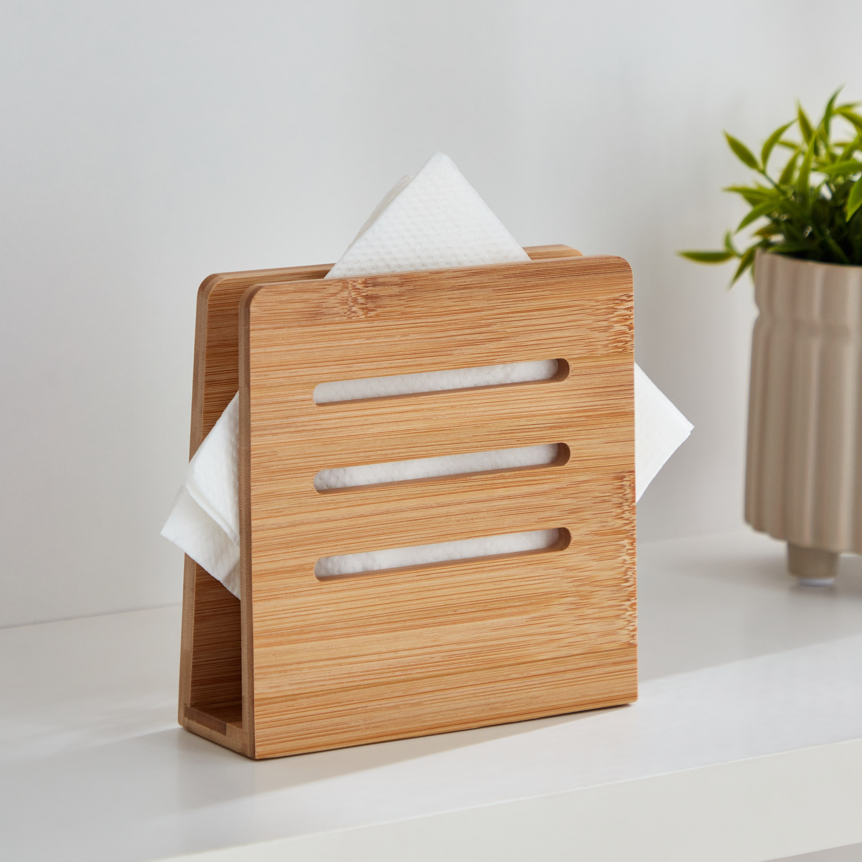 Buy Natura Bamboo Napkin Holder Online in UAE | Homebox
