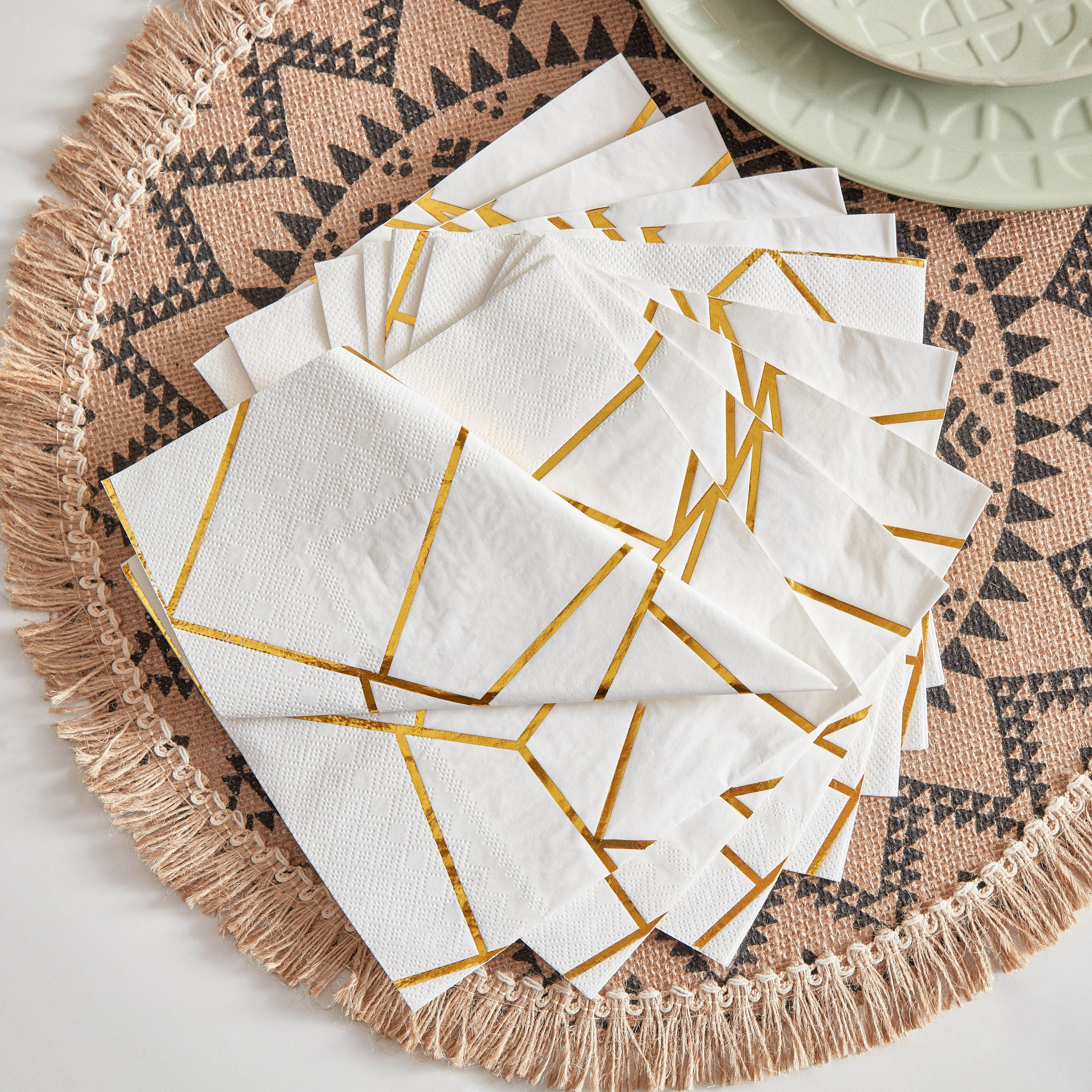 Buy Phoenix 20-Piece 3-Layer Paper Napkin Set - 33x33 cm Online in UAE ...