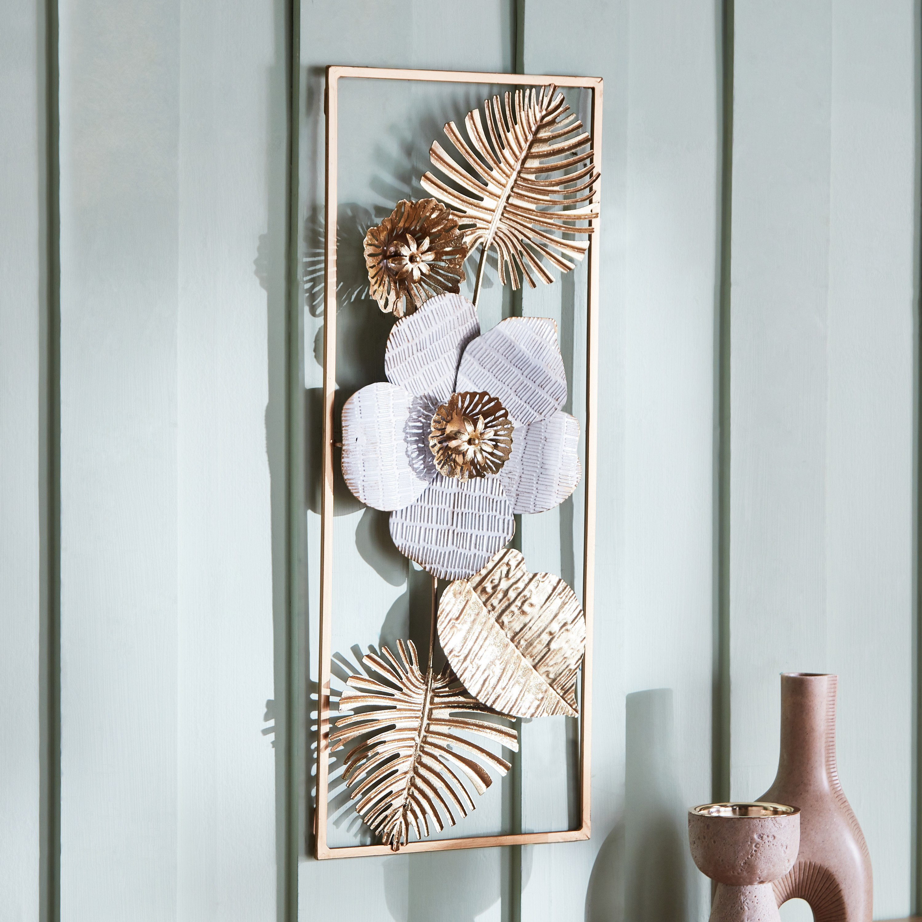 Buy Reza Metal Decorative Wall Accent - 25x4x61 cm Online in KSA | Homebox
