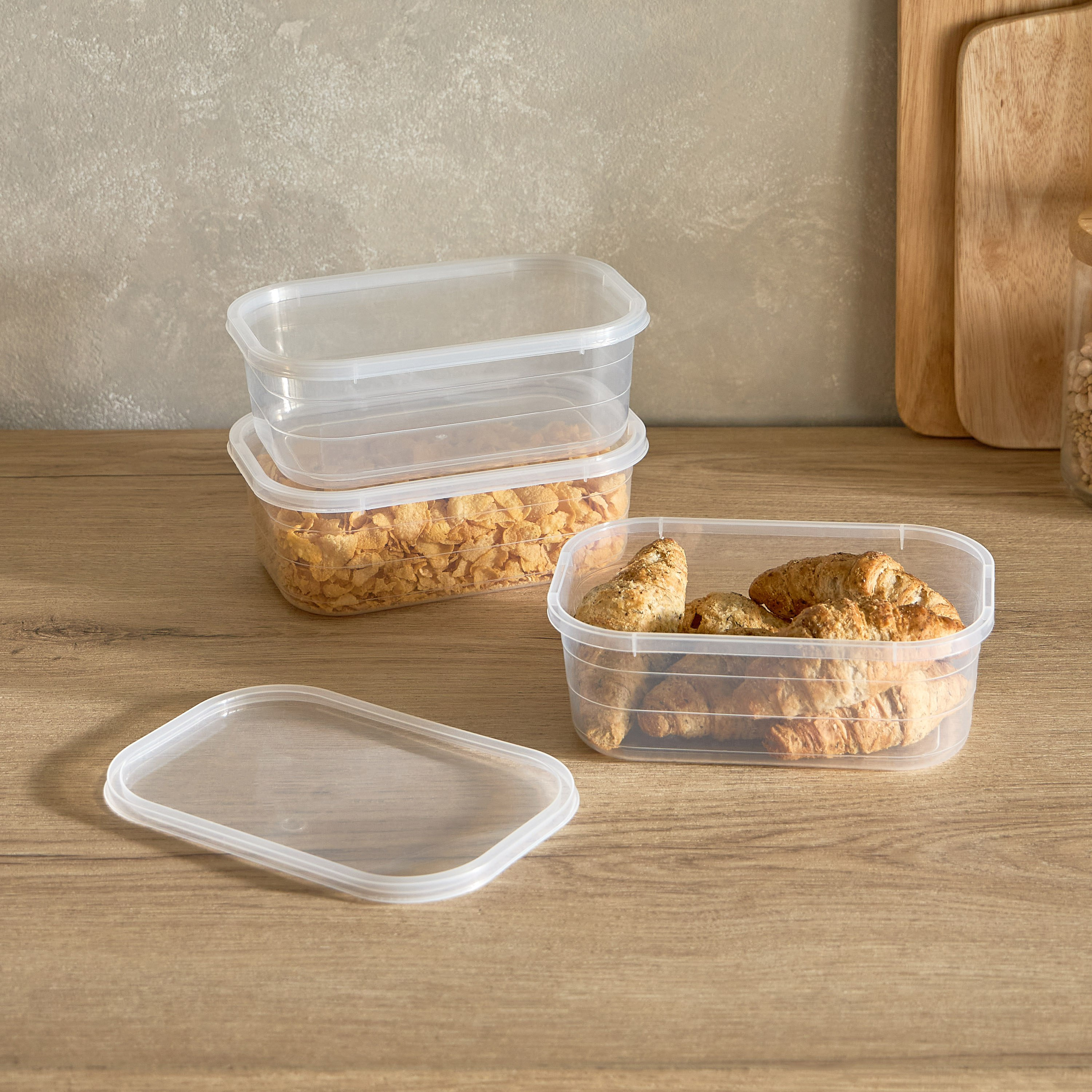 Buy Mica 3-Piece Food Box Container Set - 1.25 L Online in UAE | Homebox
