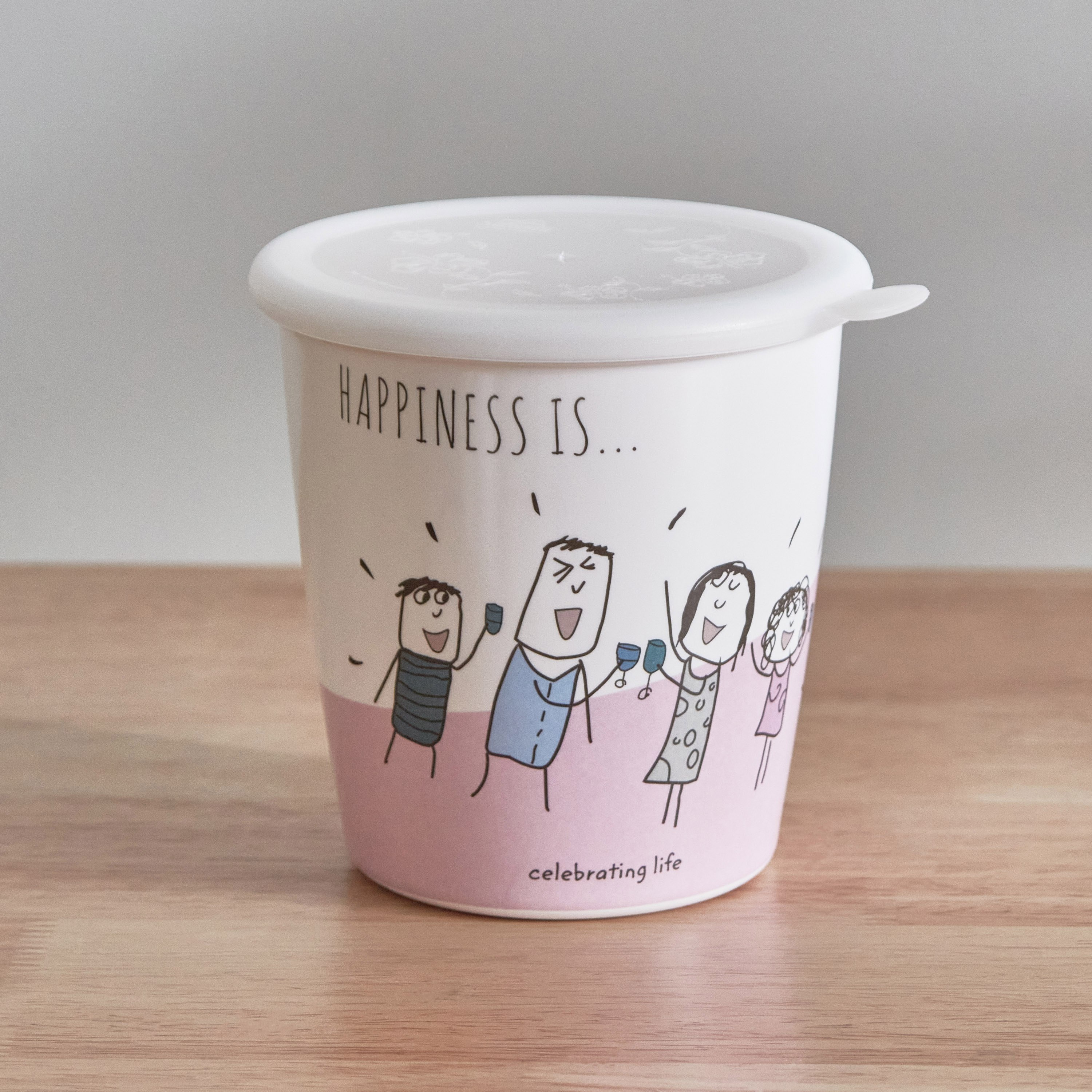 Buy Happiness is Storage Container - 850 ml Online in UAE | Homebox