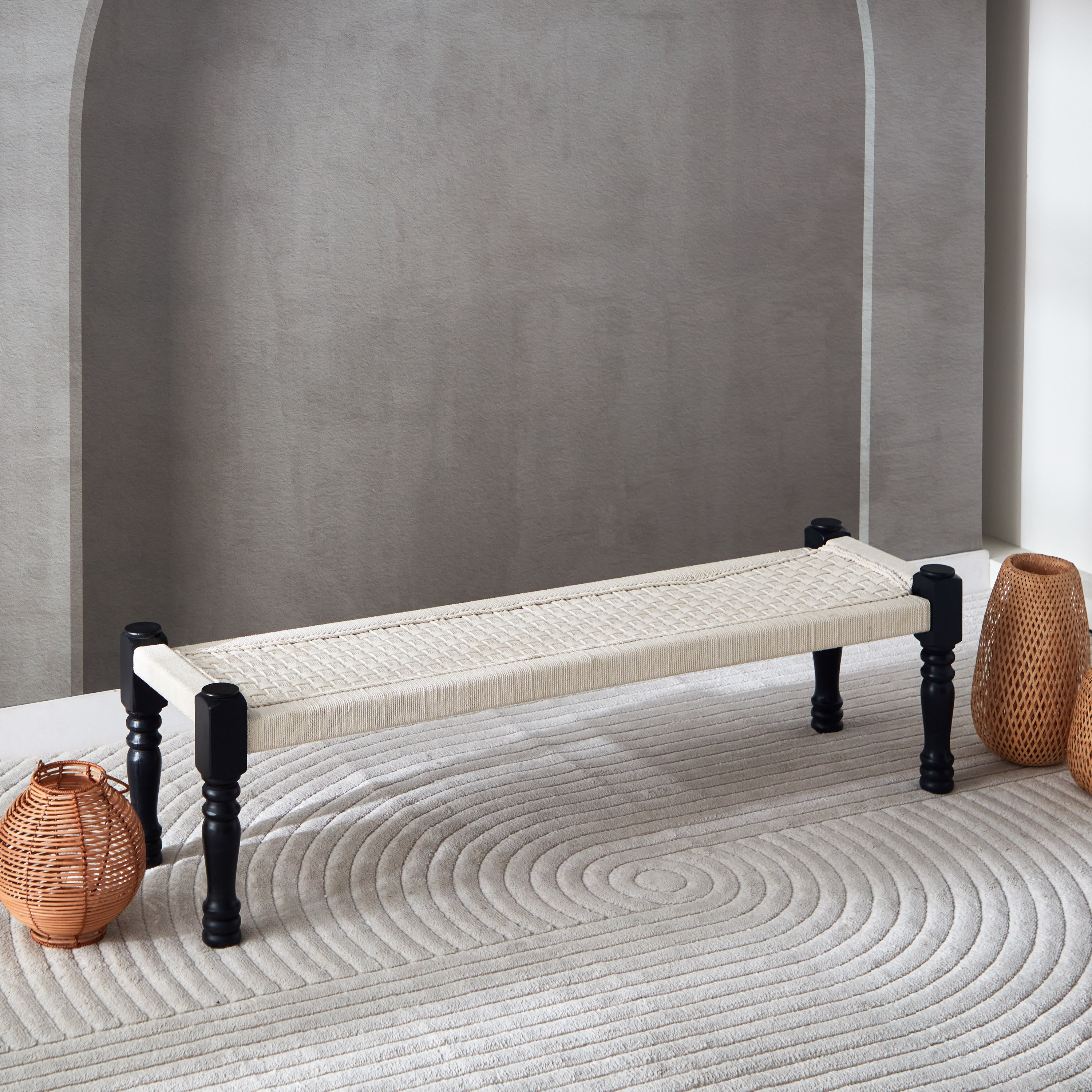 Buy Macrame Bench Online in KSA | Homebox