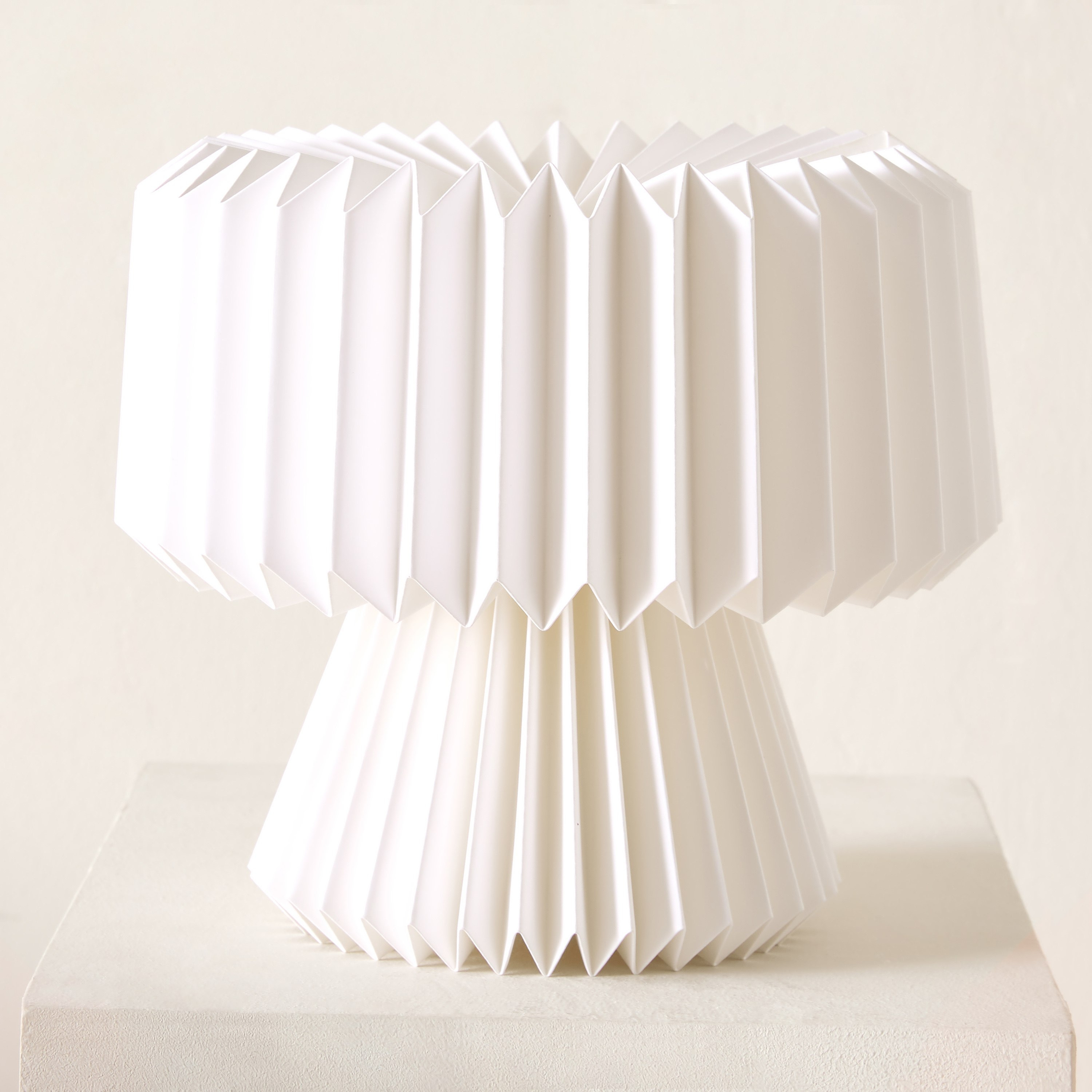 Buy Tasha Table Lamp with Paper Shade - 25x25 cm Online in UAE | Homebox