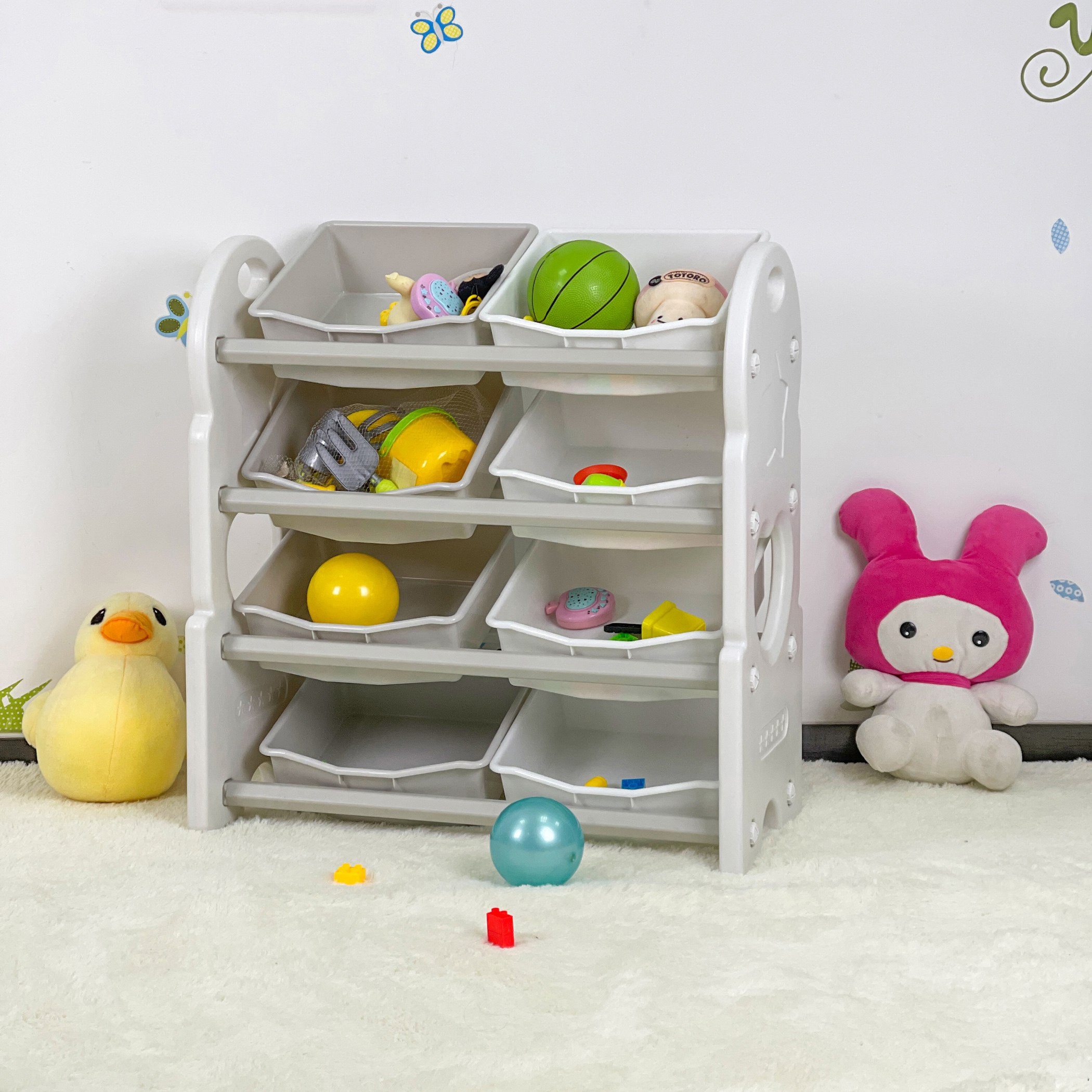 Shop Iris Delta 4 Tier Toy Organiser with 8 Boxes Online Max UAE
