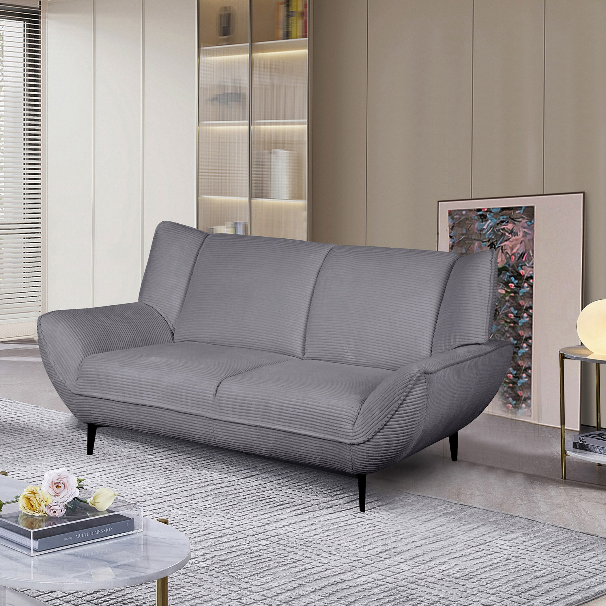 Buy Monty 3-Seater Fabric Sofa Online in Qatar | Homebox