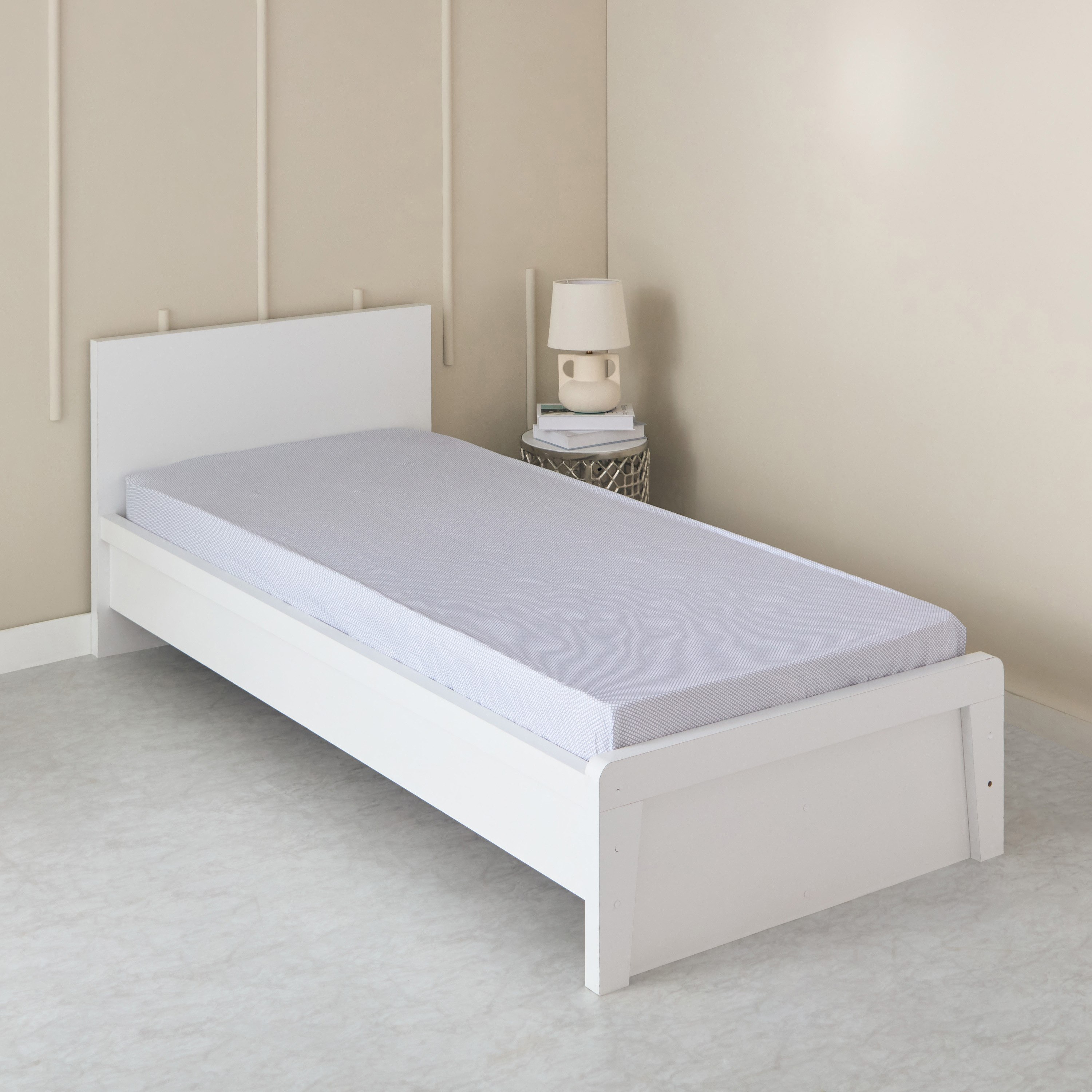 Buy Albania Genoa Polycotton Single Fitted Sheet - 90x200+25 cm Online ...
