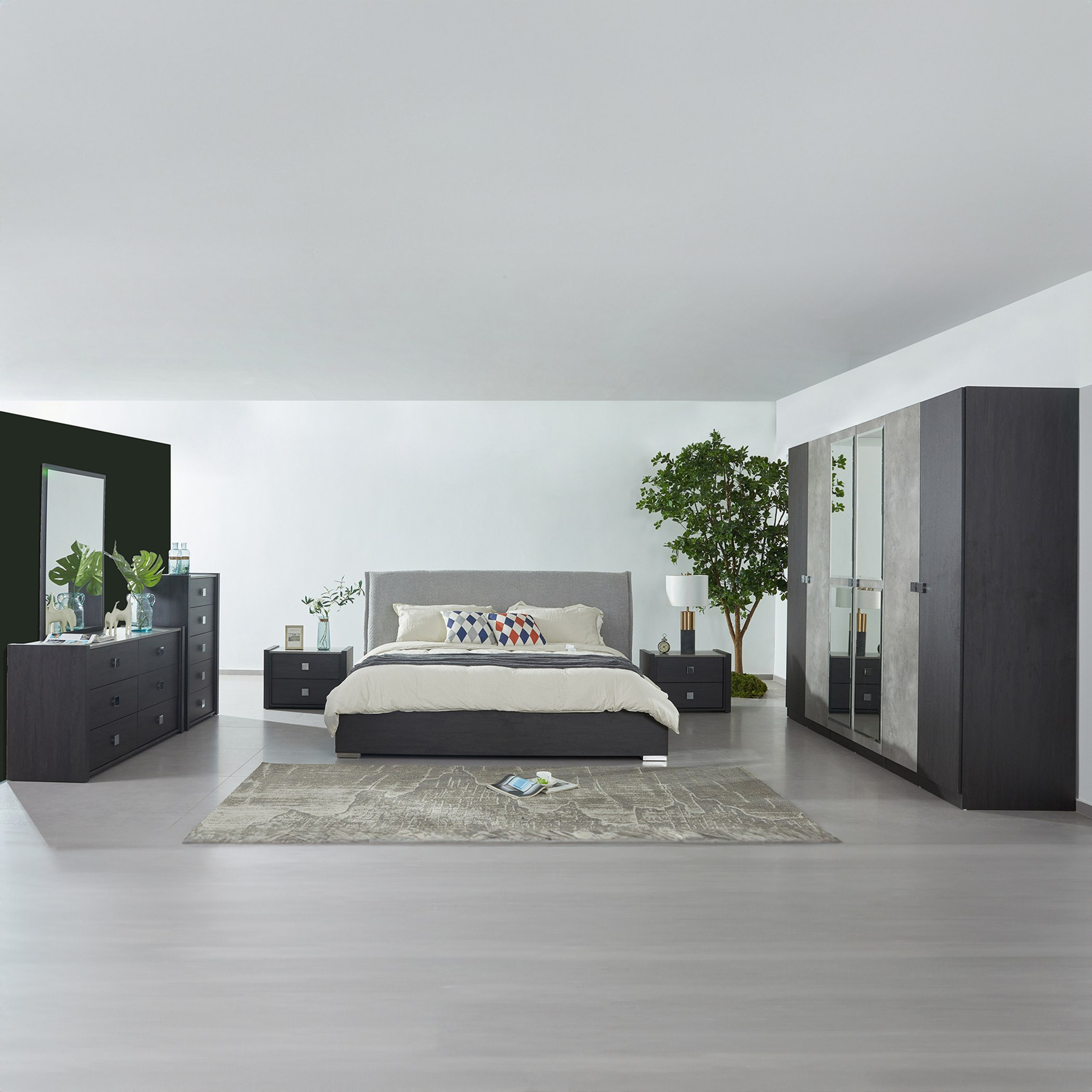 Buy Cambridge Neo Smart 5-Piece Super King Bedroom Set - 200x200 cm ...