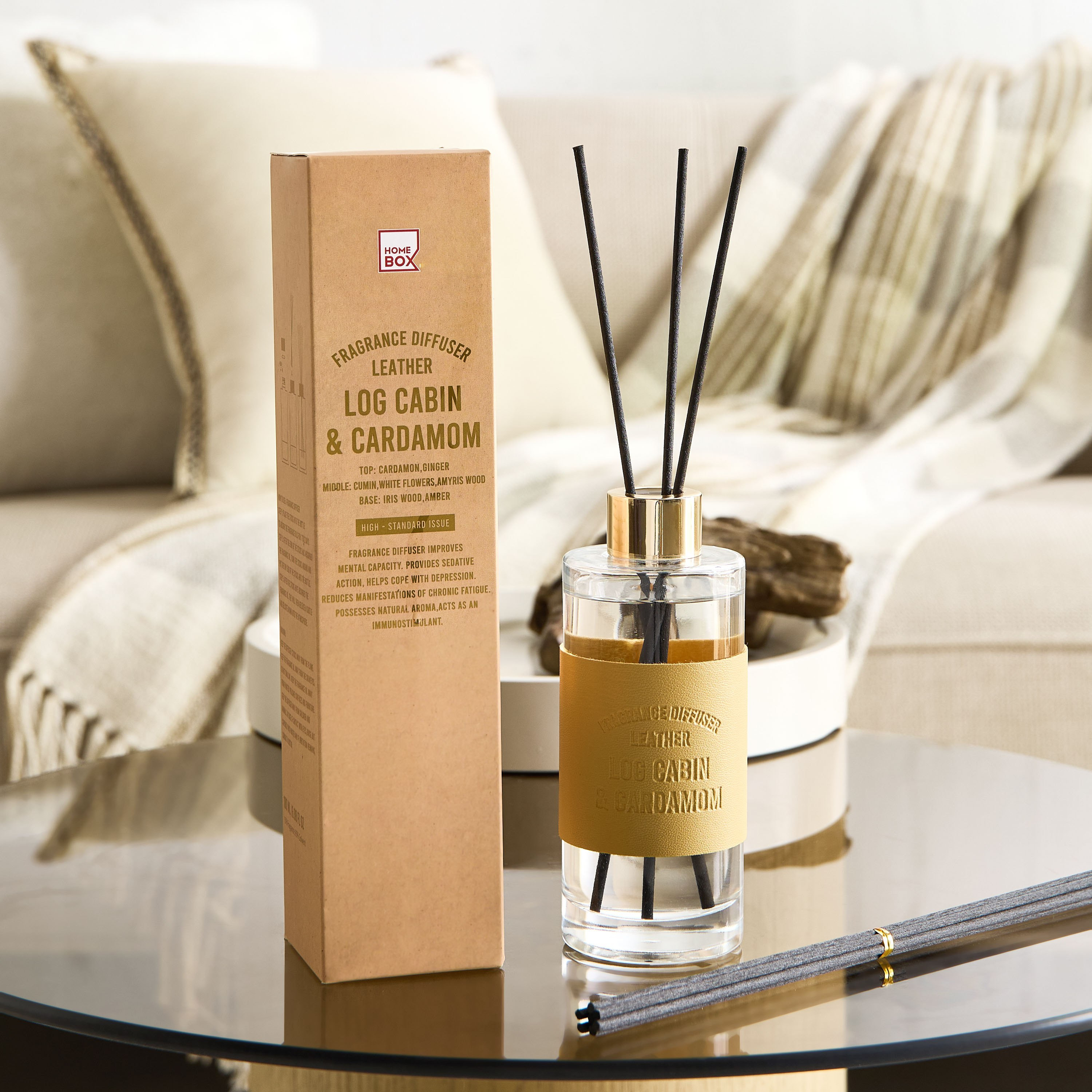 Buy Abbey Old World Log Cabin and Cardamom Reed Diffuser - 180 ml ...