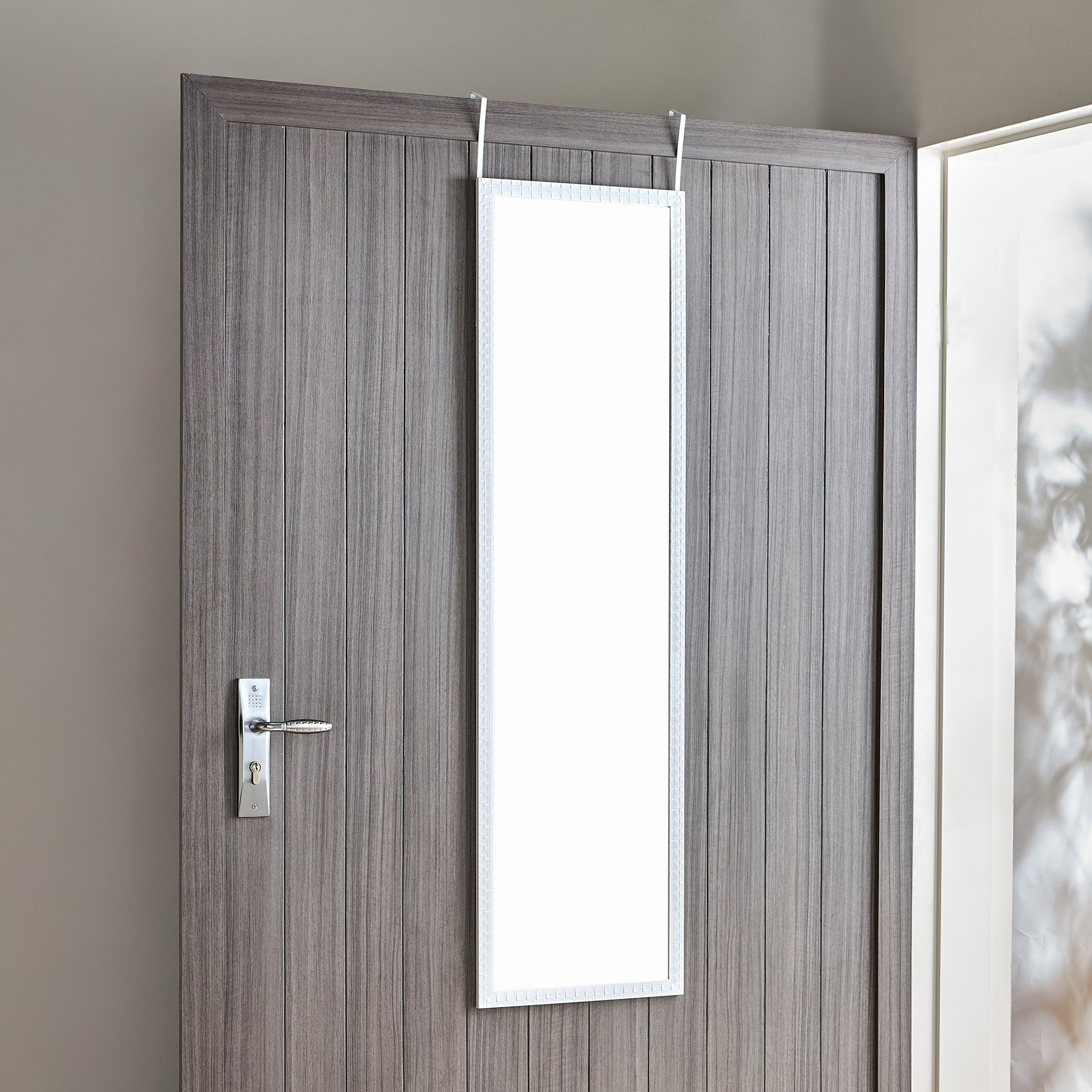 Buy Brecklyn Over the Door Mirror with Hook - 34x124x1.2 cm Online in ...