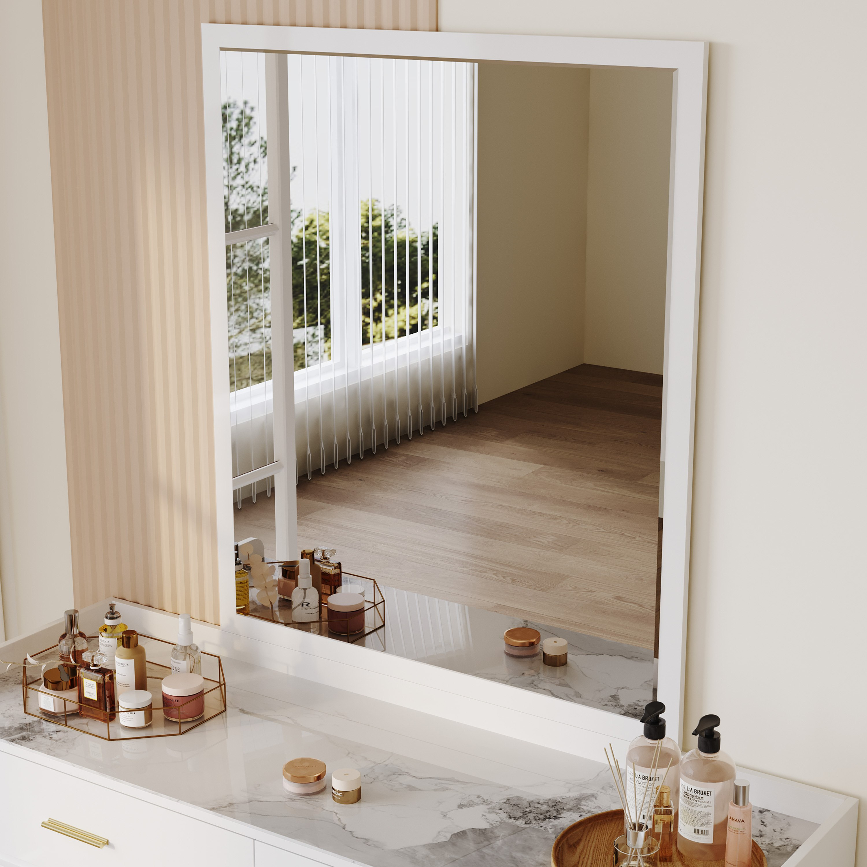 Buy Marwell Mirror for Dresser Online in UAE | Homebox
