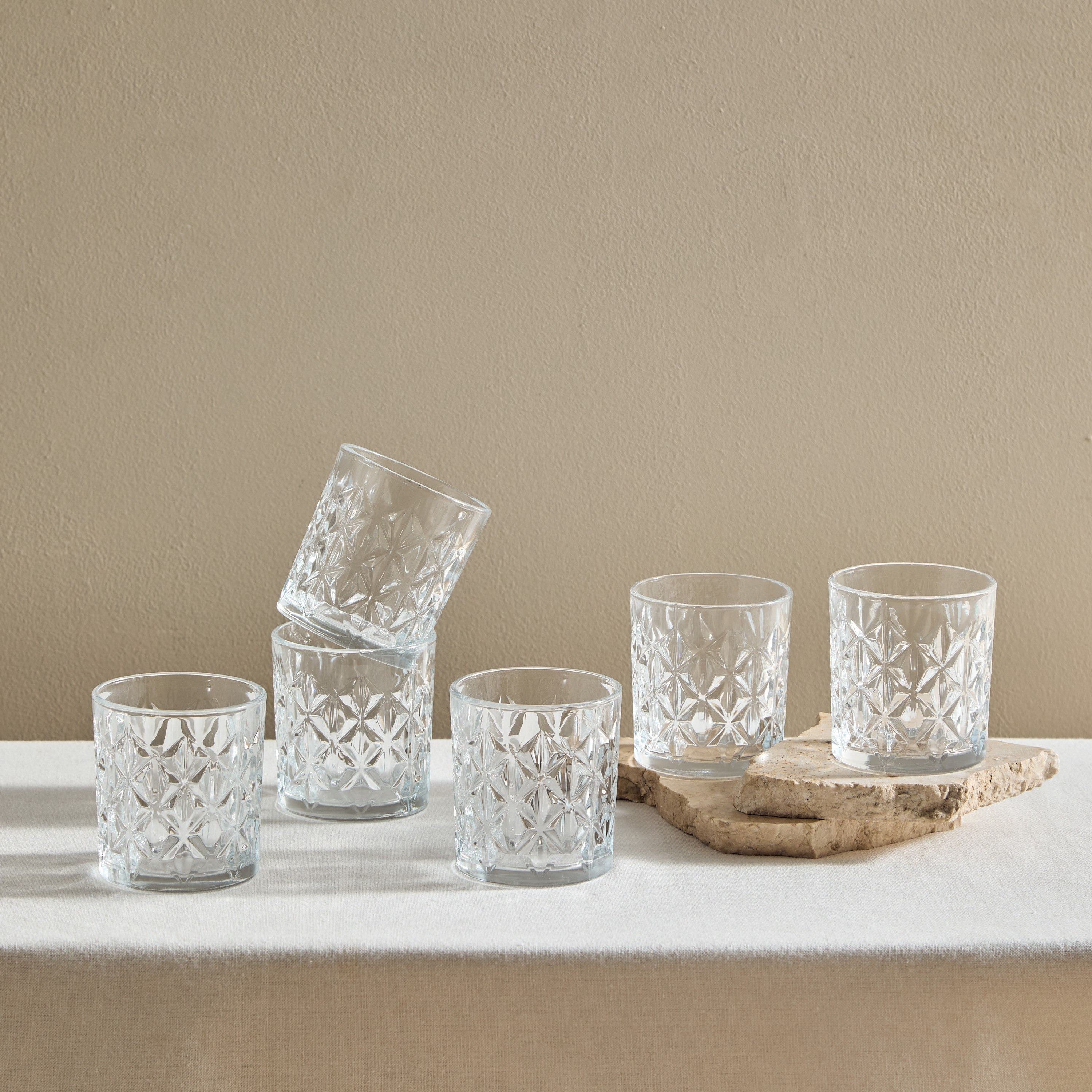 Buy Gems 6-Piece DOF Glass Set - 340 ml Online in KSA | Homebox