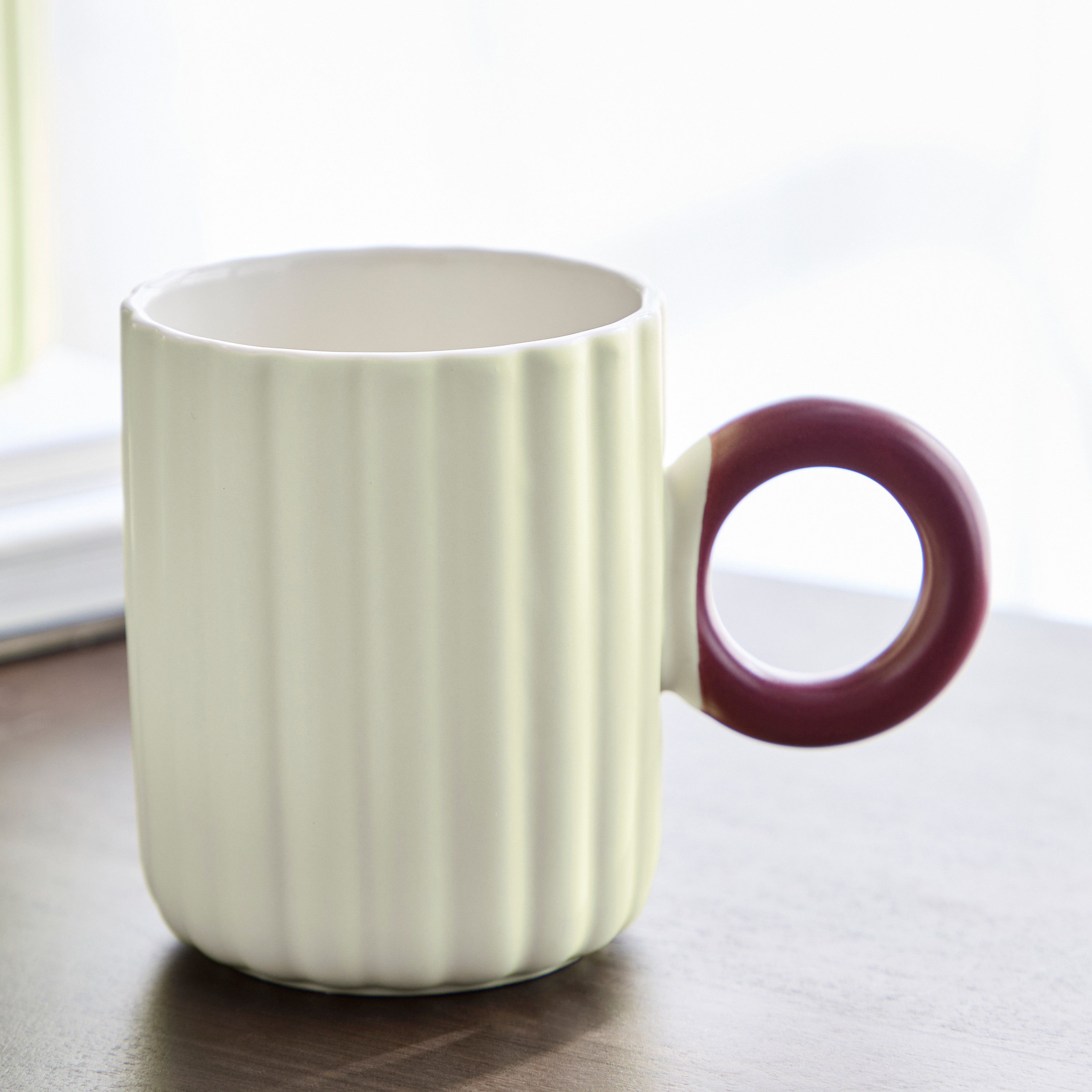 Buy Trendy Mug with Round Handle - 400 ml Online in KSA | Homebox