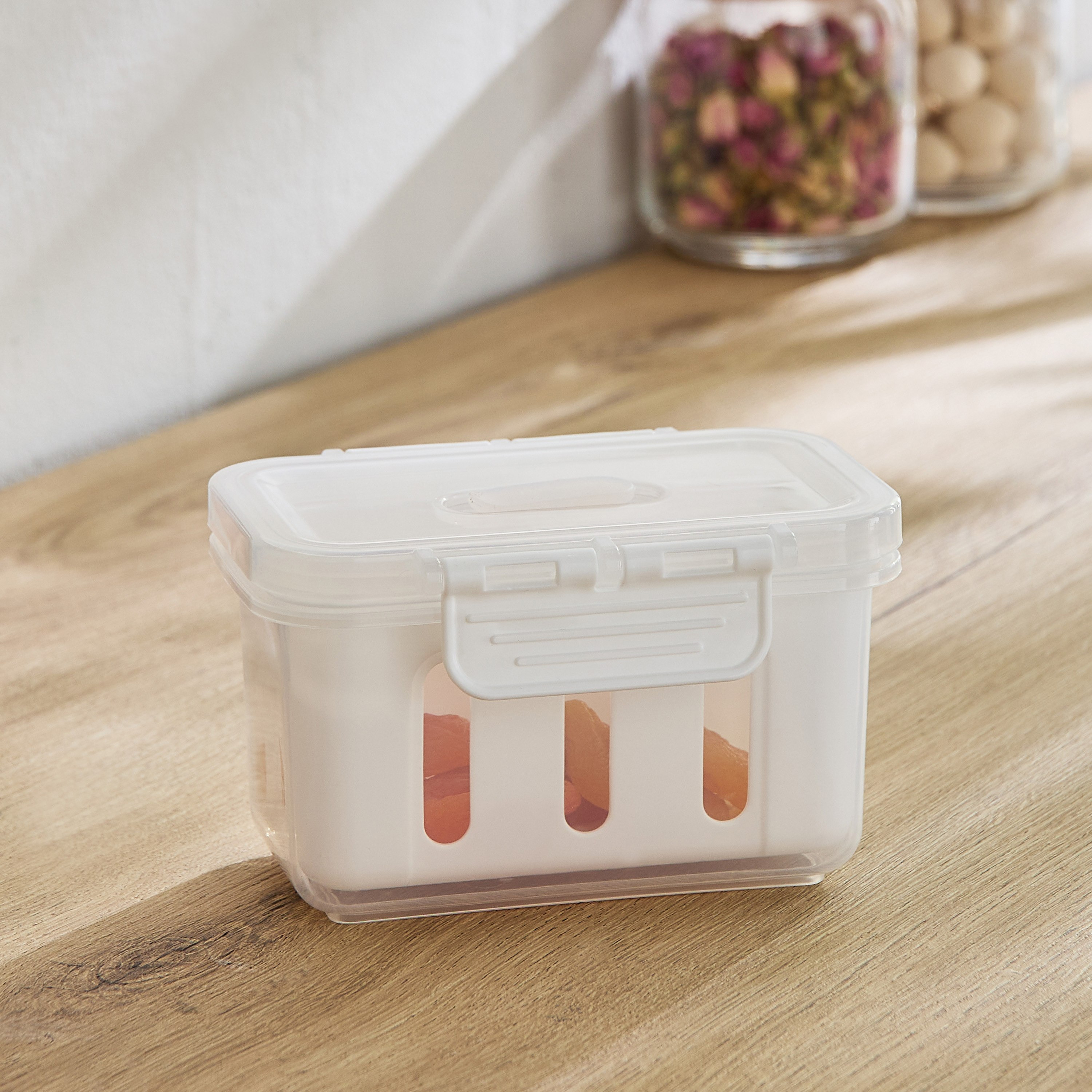 Shop Sistematico Clip Lock Canister with Drainage - 450 ml Online | Max KSA