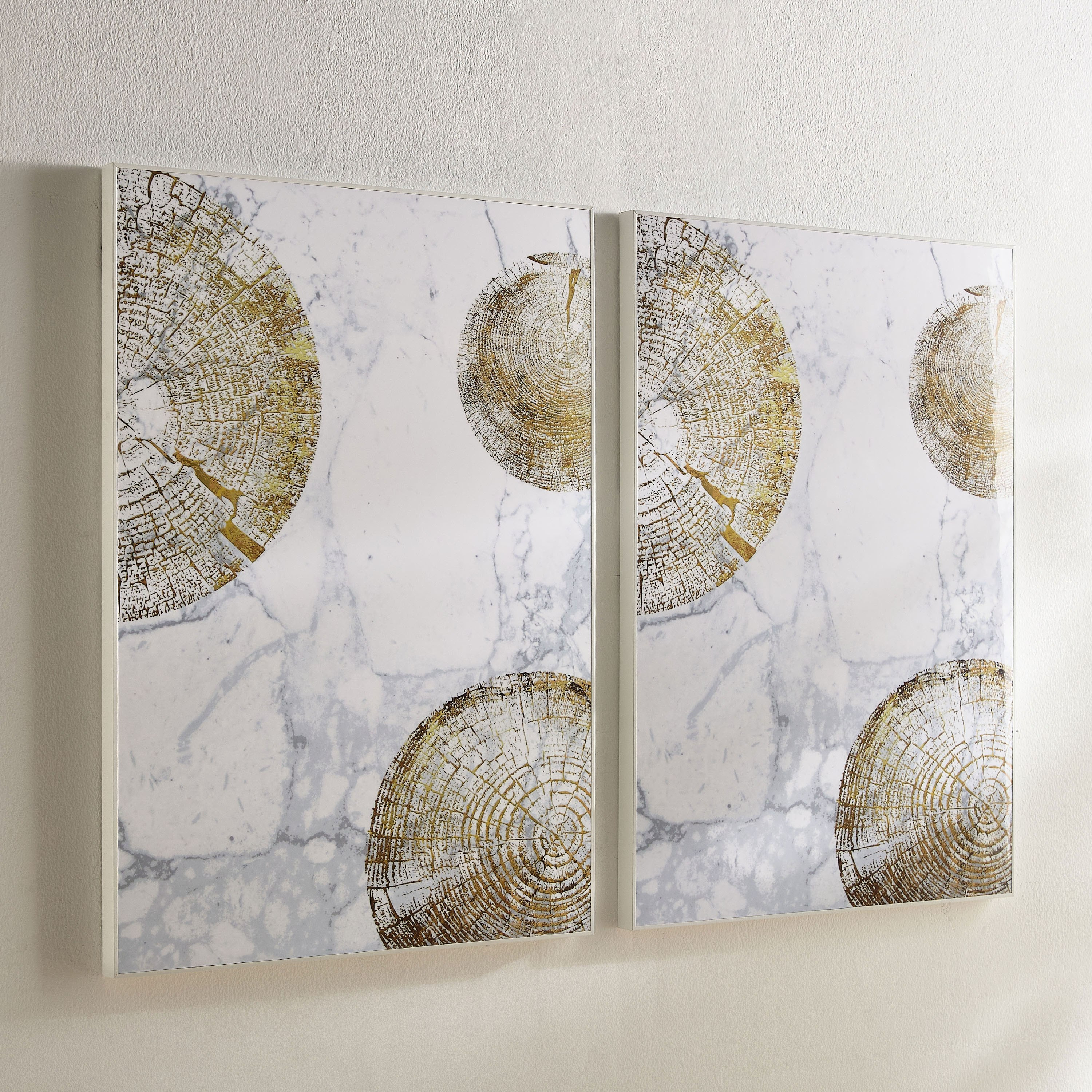 Buy Fossel 2-Piece Abstract Framed Picture Set - 50x70x2.5 cm Online in ...