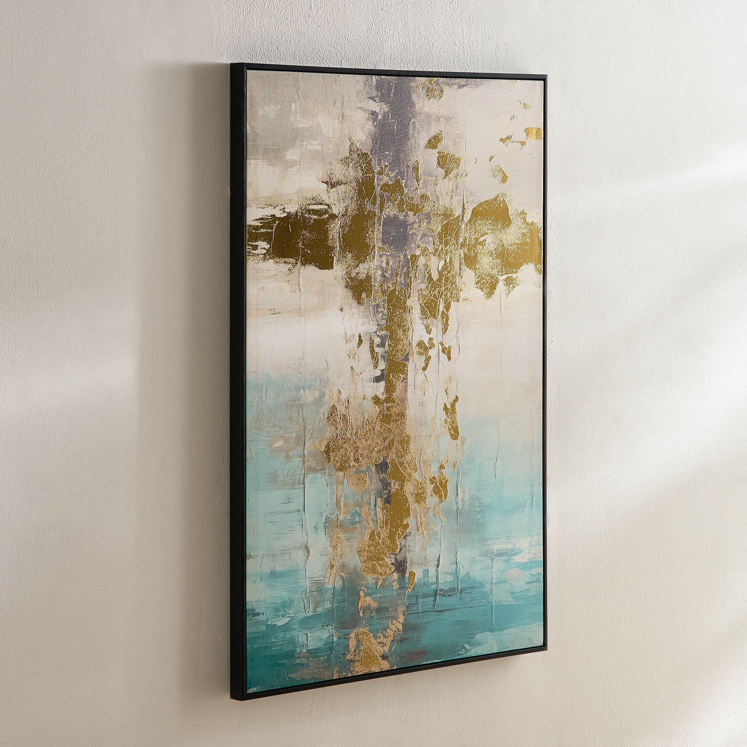 Buy Fossel Modern Abstract Framed Picture with Foil - 60x90x3 cm Online ...
