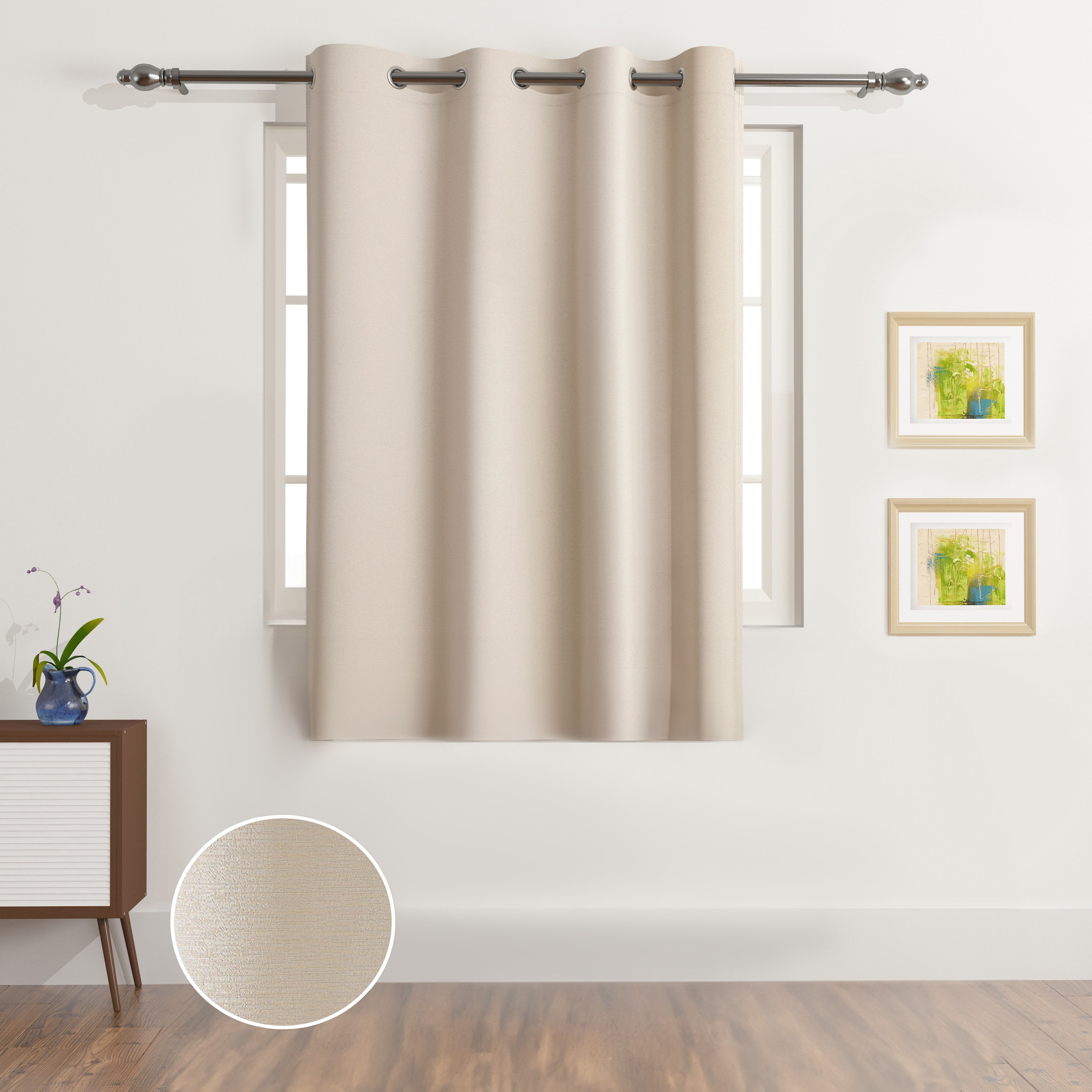 Buy Atlanta Single Window Curtain -140x160 cm Online in UAE | Homebox
