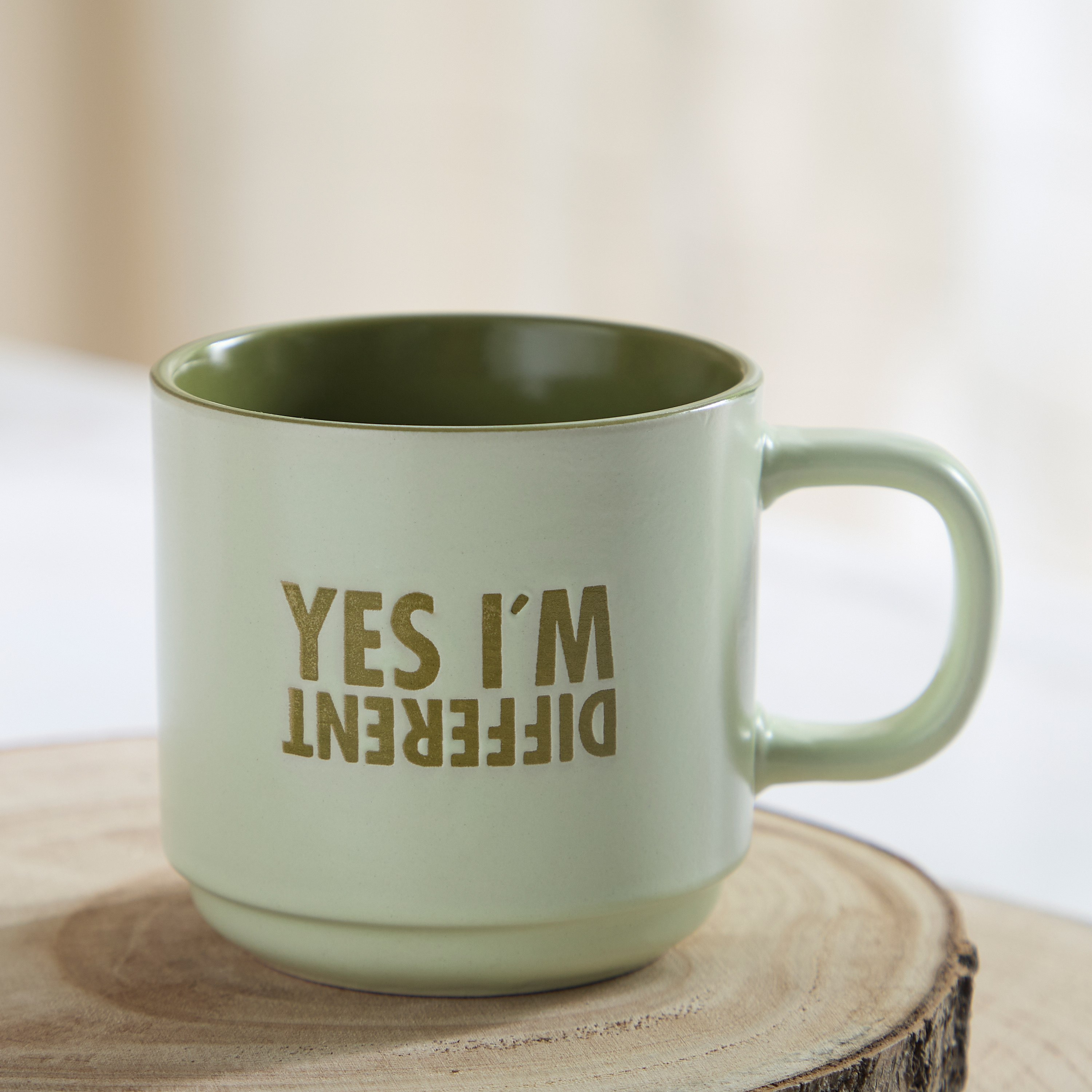 Buy Malden Stoneware Yes Im Different Mug - 408 ml Online in UAE | Homebox